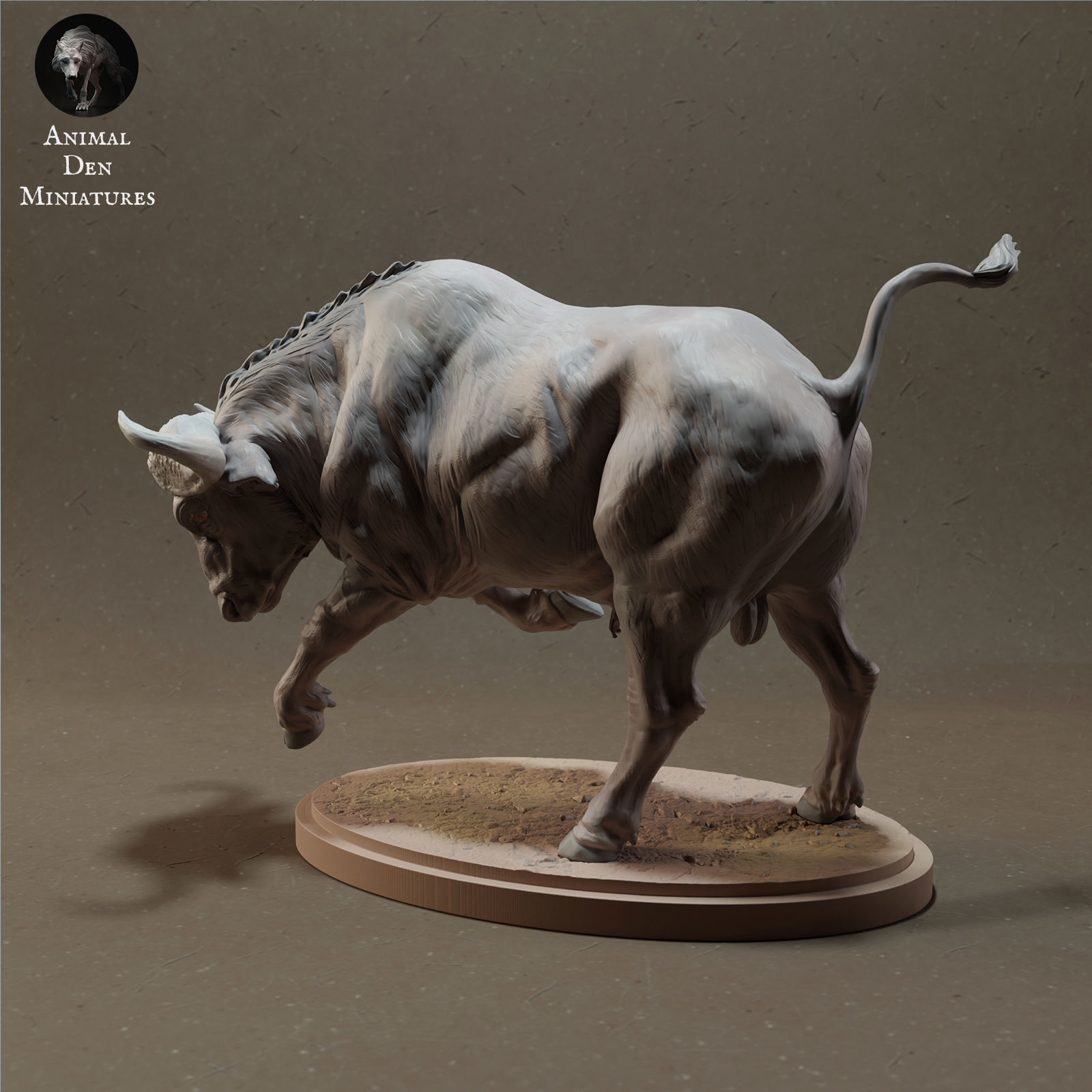 Cape Buffalo Charging 3D model 3D printable | CGTrader
