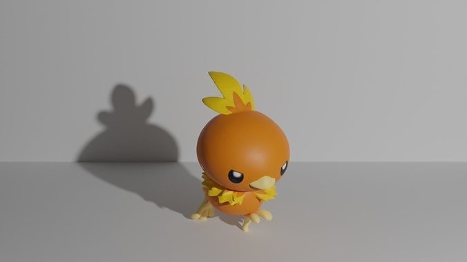 Torchic pokemon 3D print model 3D model 3D printable | CGTrader