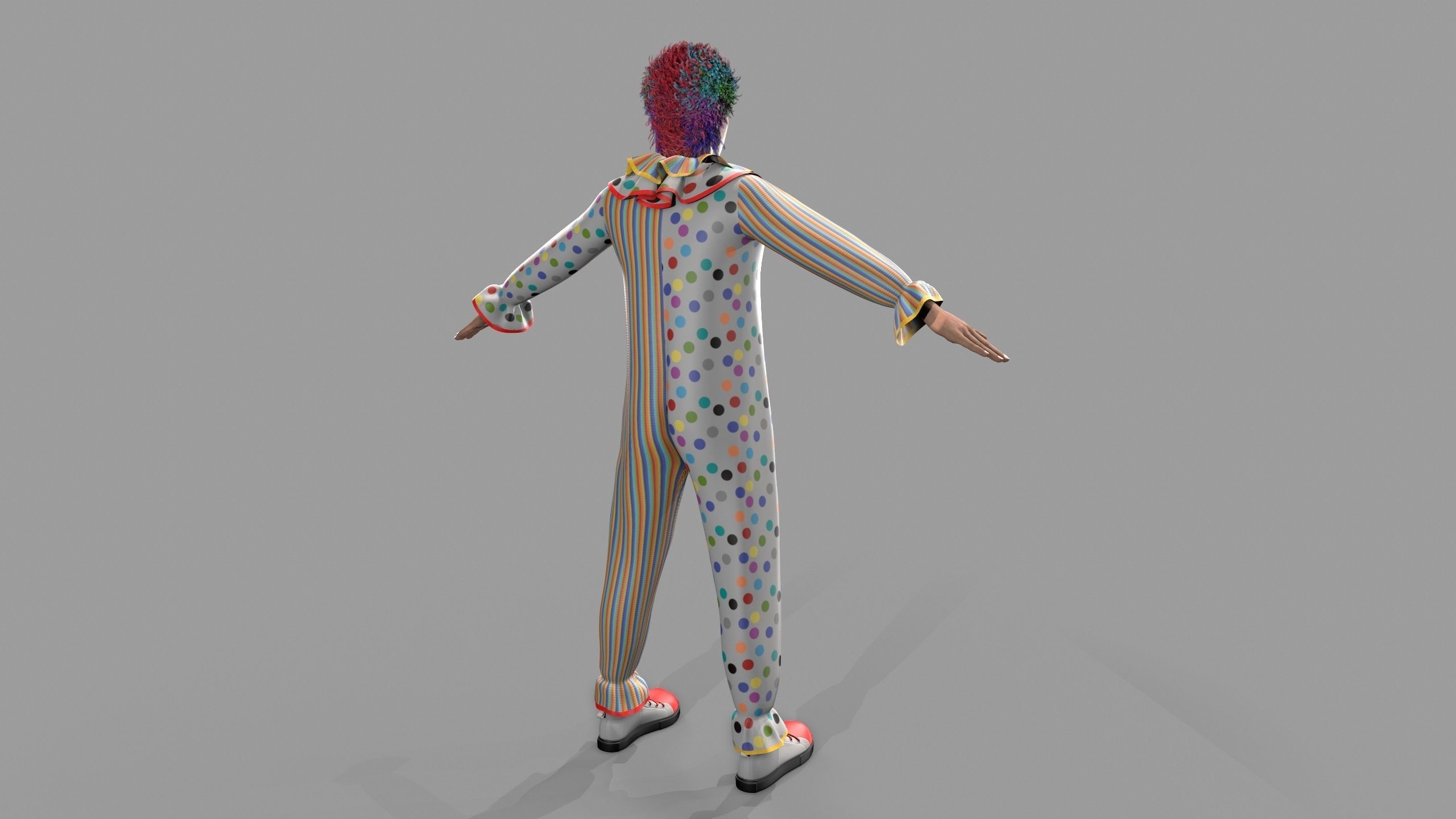 clown 3D model animated rigged | CGTrader