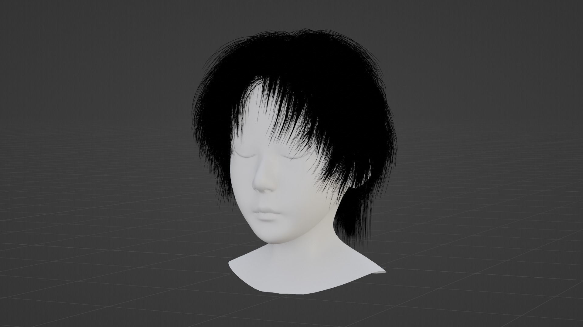 Hair KANO 3D model | CGTrader