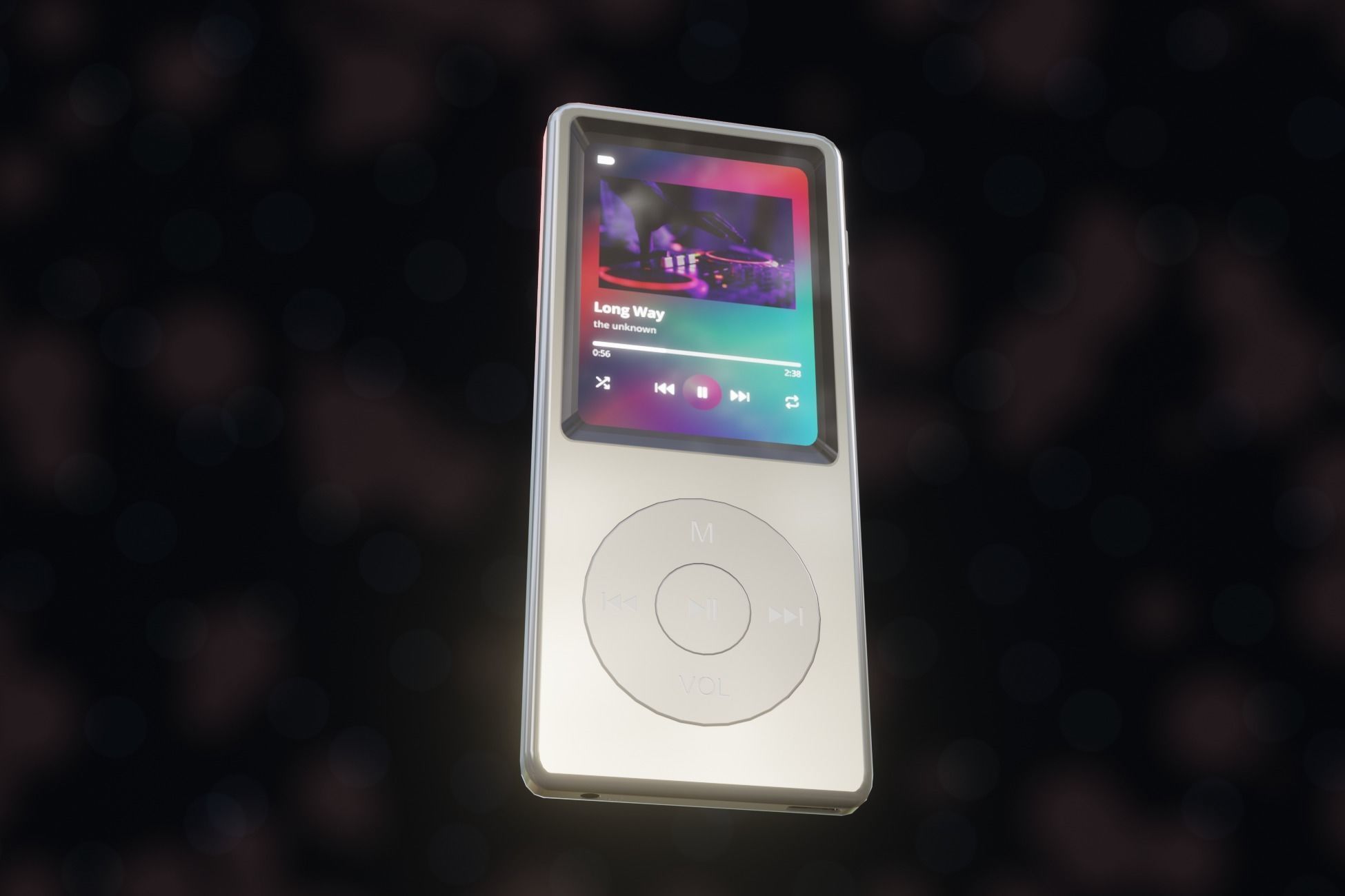 3D model iPod Music Player VR / AR / low-poly | CGTrader