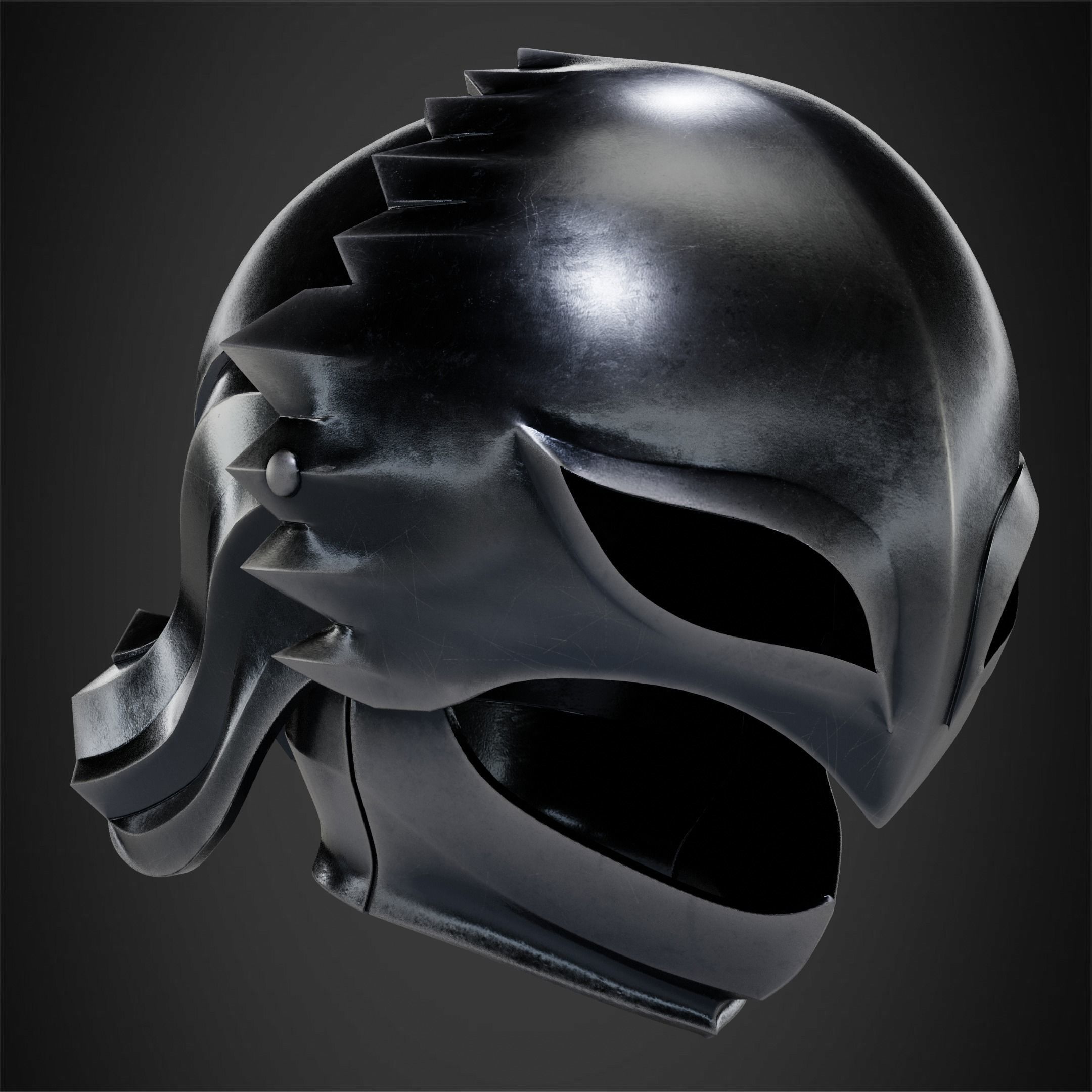 Berserk Griffith Helmet for Cosplay 3D model 3D printable | CGTrader