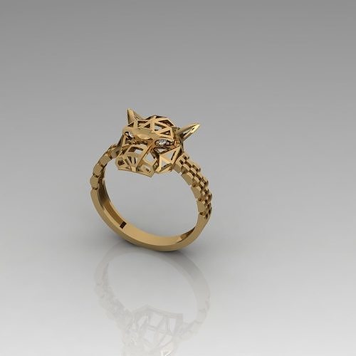 Tiger ring 3D print model 2 3D model 3D printable | CGTrader