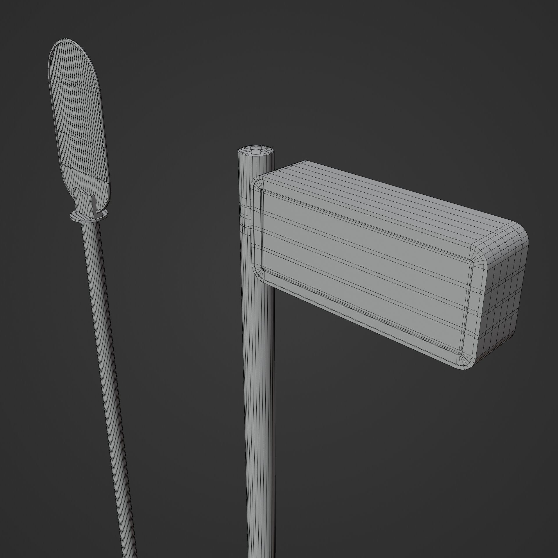 3D model Dublin Bus Stop with Info Panel VR / AR / low-poly | CGTrader