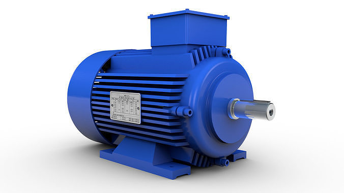 Electric motor 3D model | CGTrader