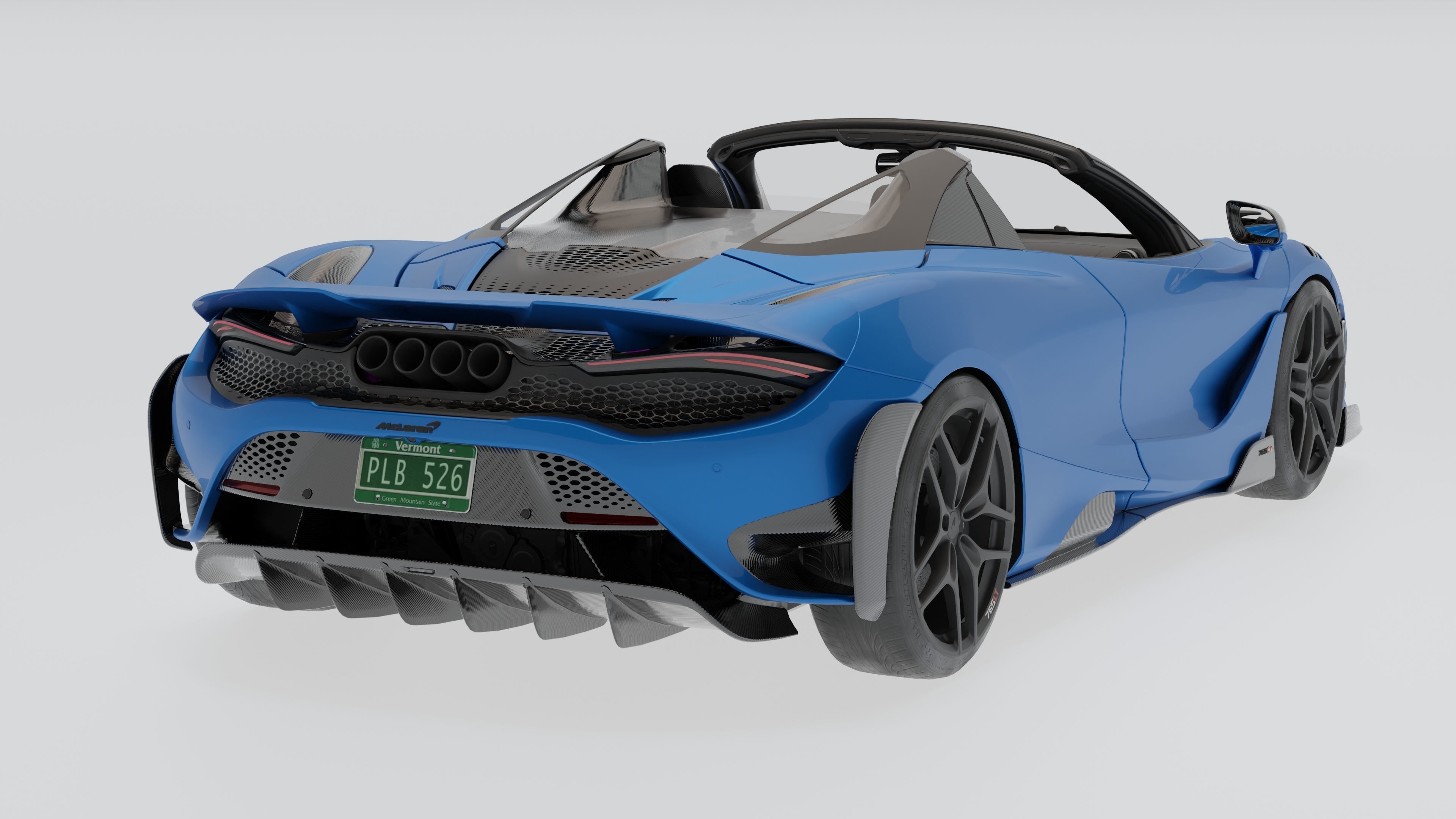 McLaren 765LT 3D model rigged | CGTrader