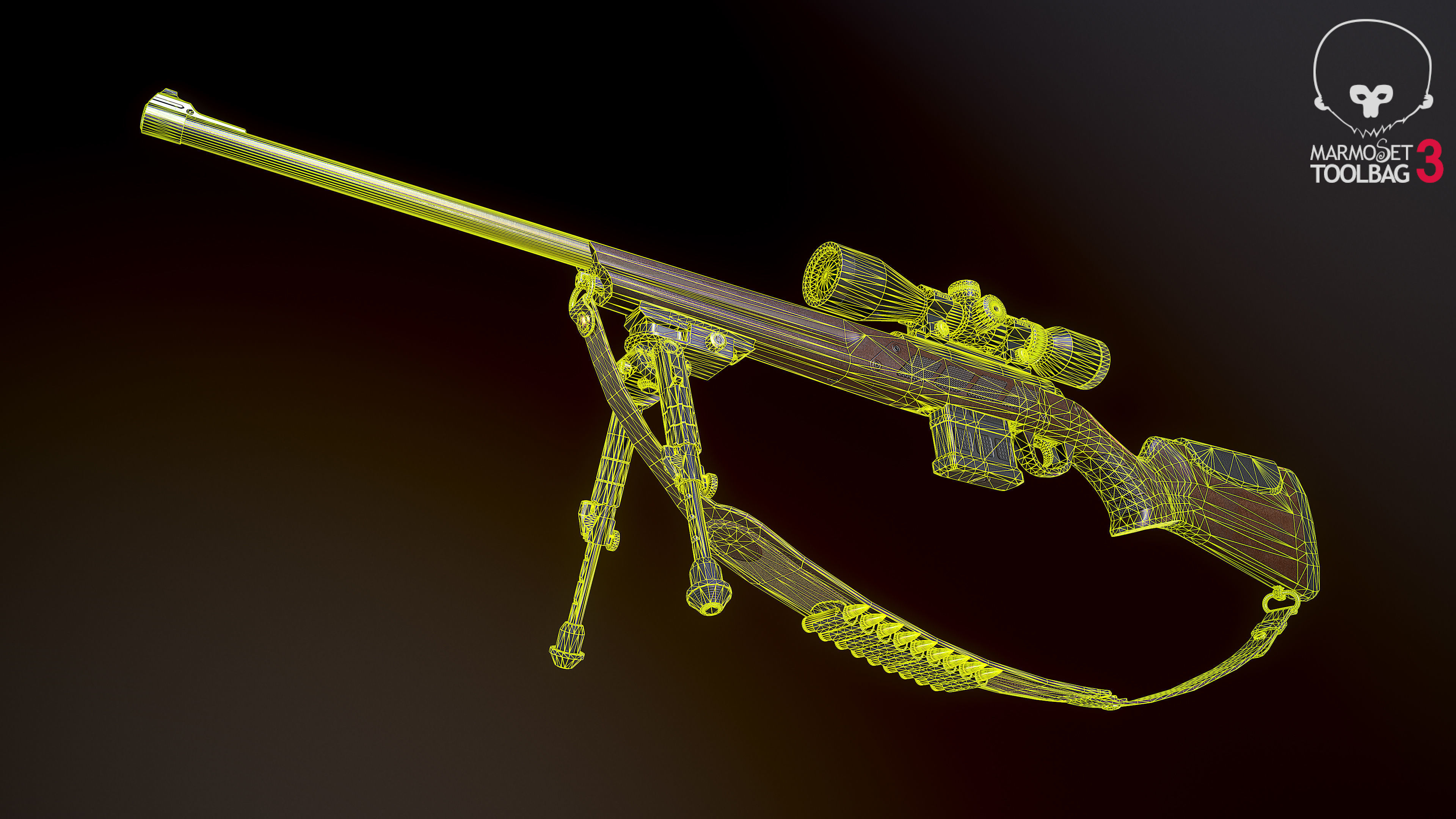 3D model Hunting Rifle GameReady v2 VR / AR / low-poly | CGTrader
