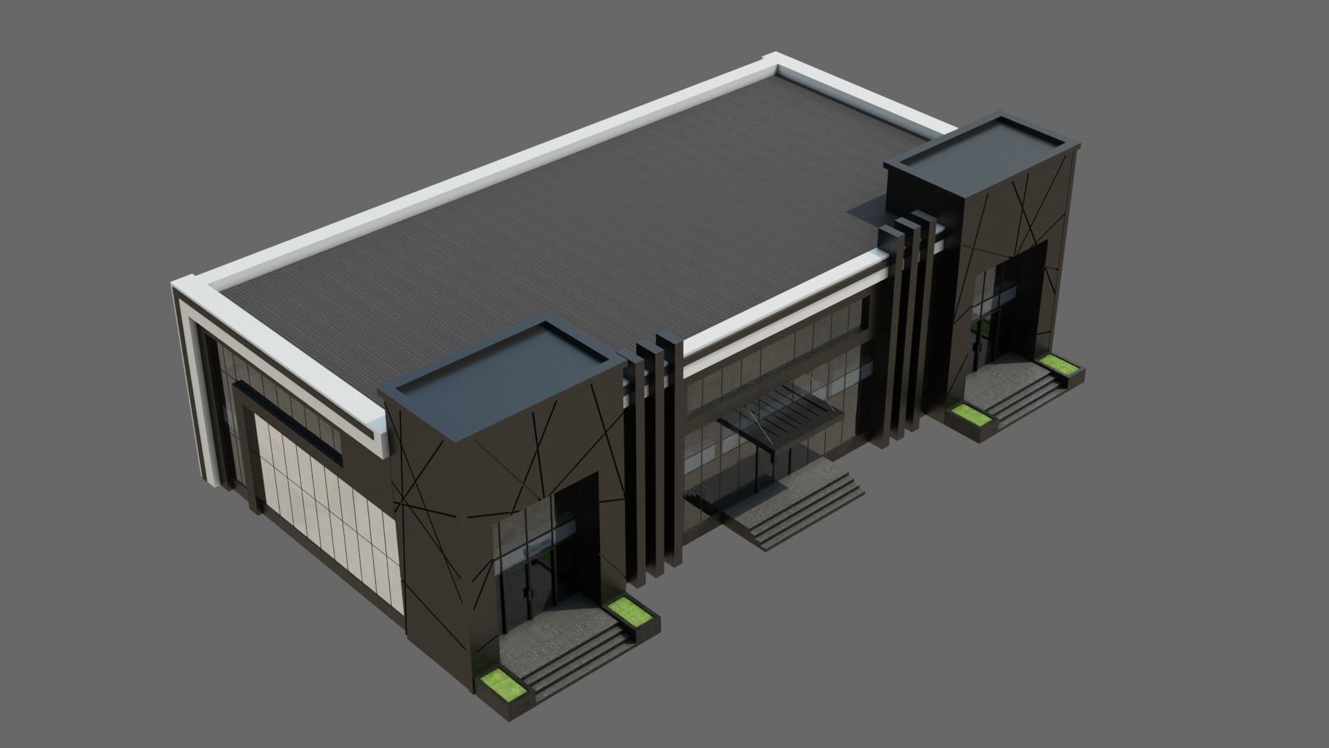 Office Building ID075 3D model | CGTrader