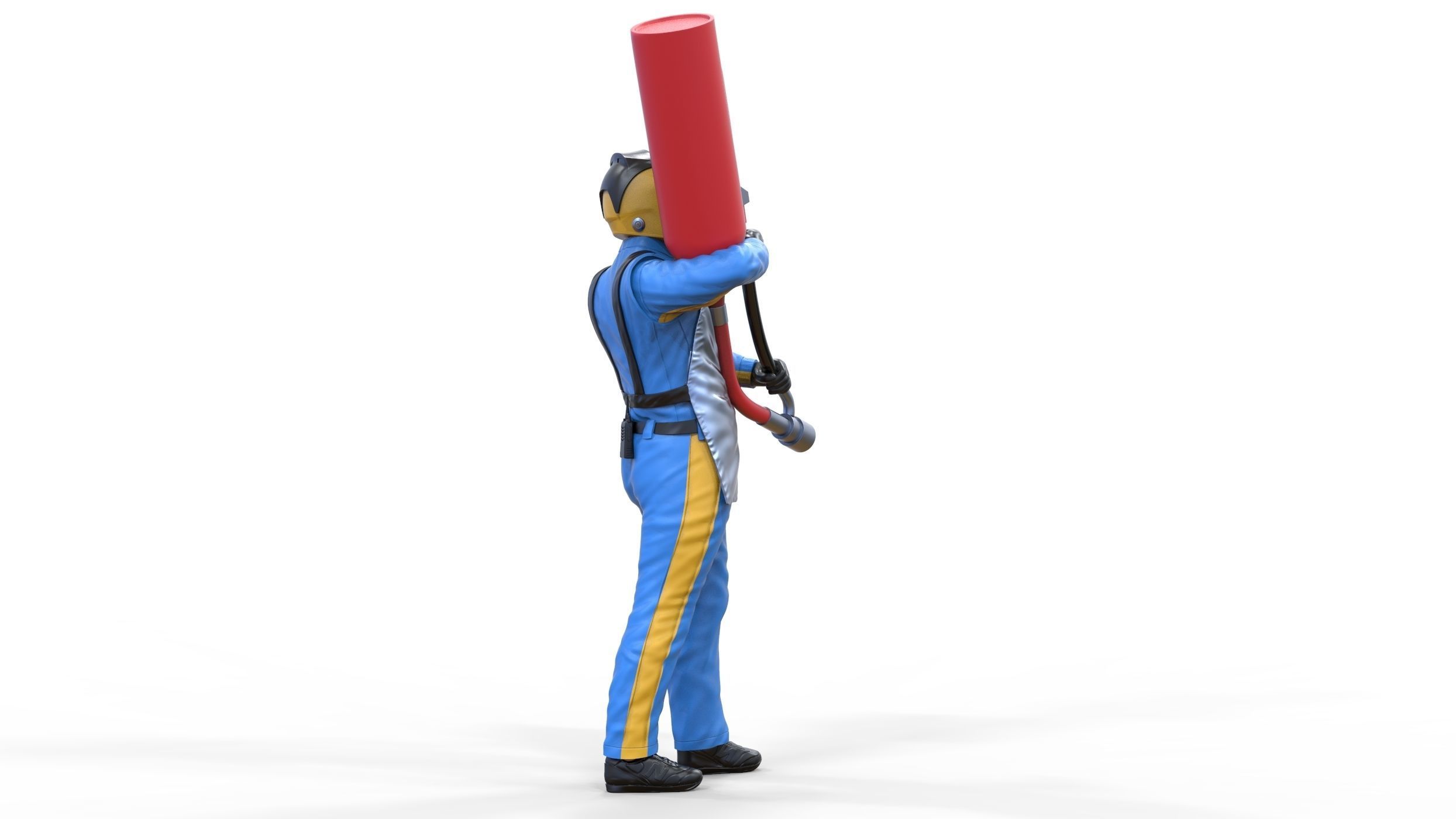 N1 Pit crew with Sunoco Fuel can 3D model 3D printable | CGTrader