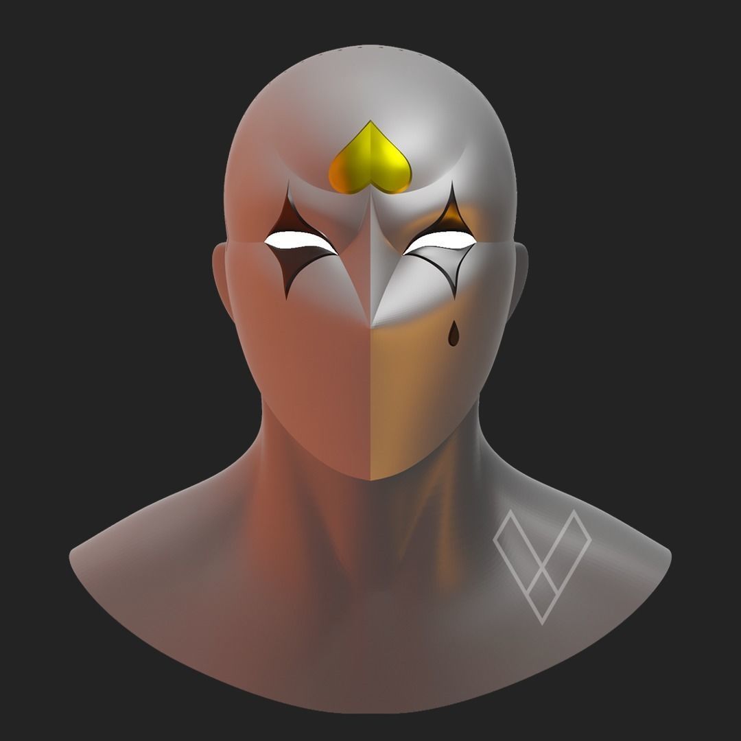 Nathaniel Mask 3D model 3D printable | CGTrader