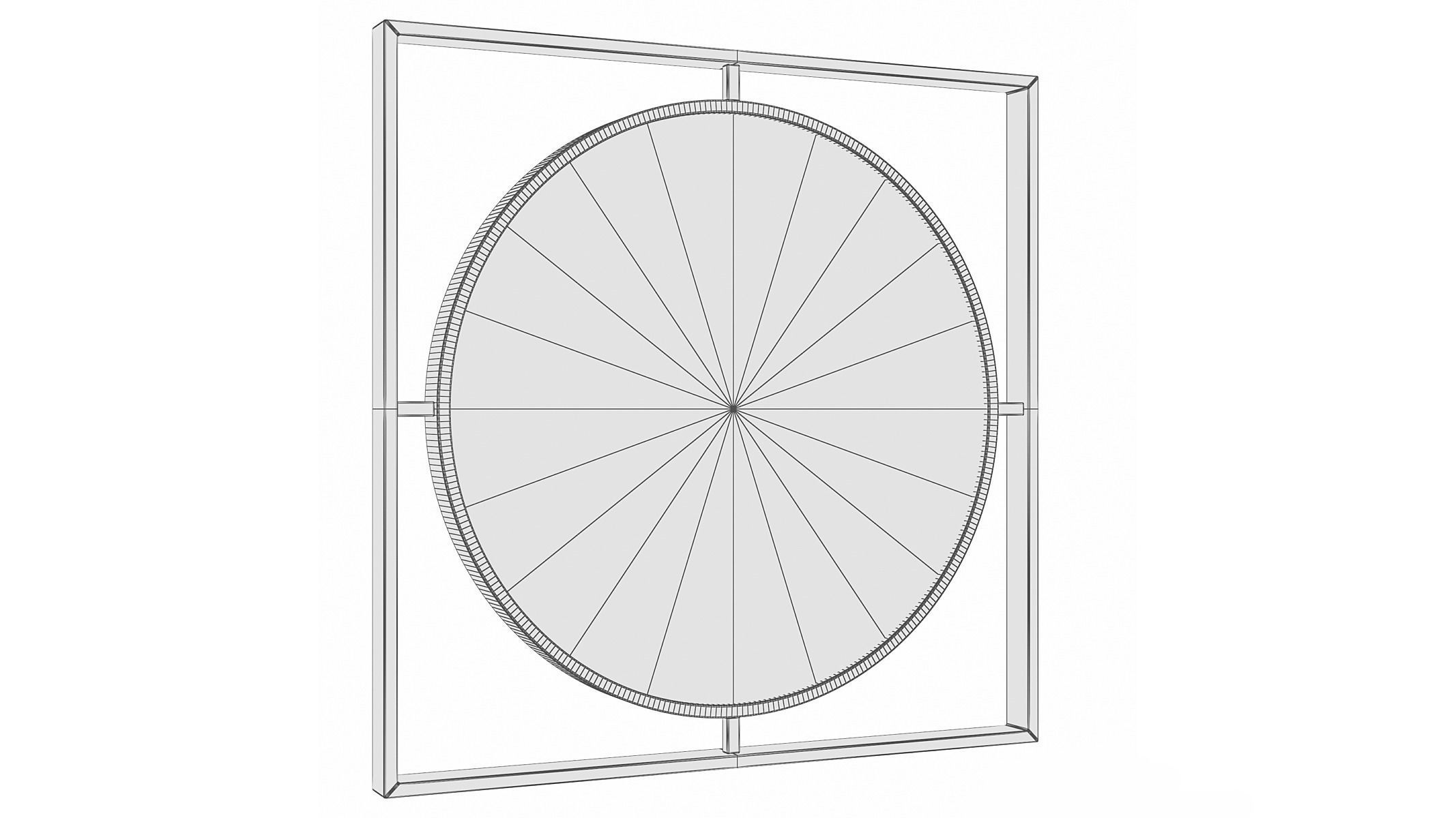 Mirror in a metal frame GZ-M1067 3D model | CGTrader