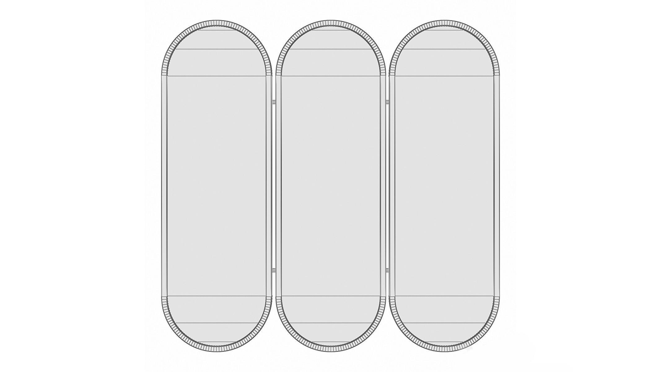 Mirror in a metal frame GZ-M1068 3D model | CGTrader