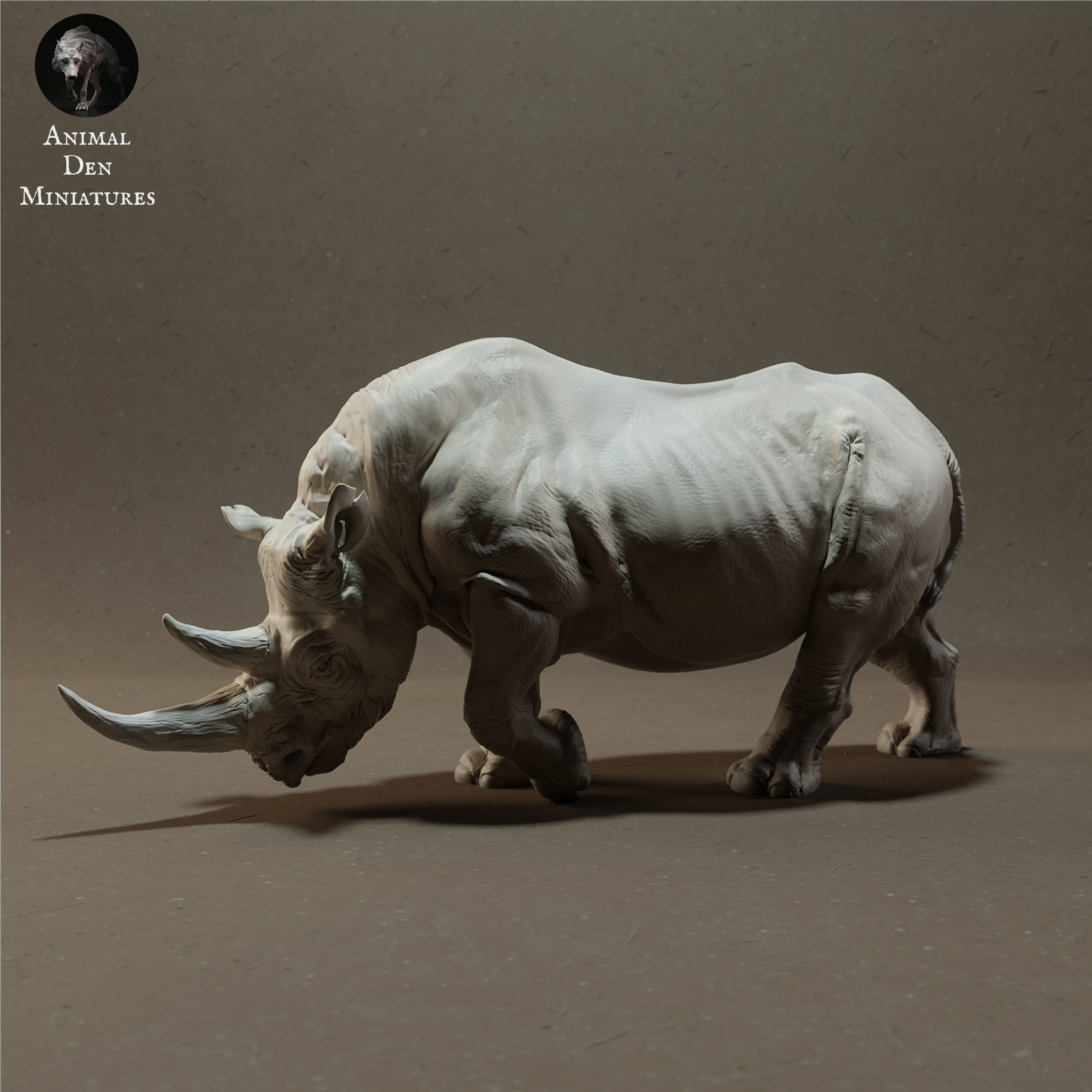 Black Rhino 3D model 3D printable | CGTrader