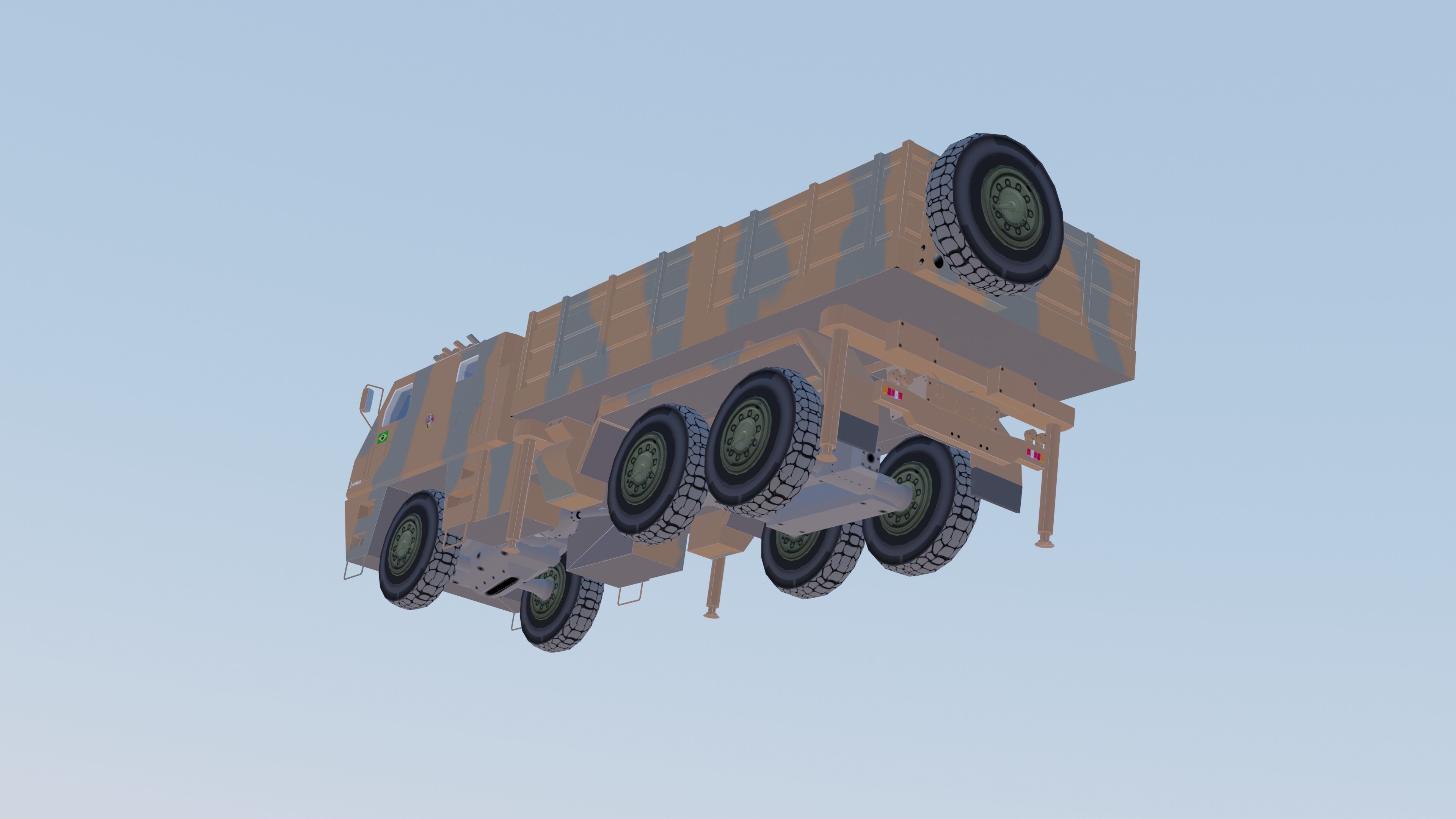 3D model Avibras Astros II AV-RMD EB VR / AR / low-poly | CGTrader