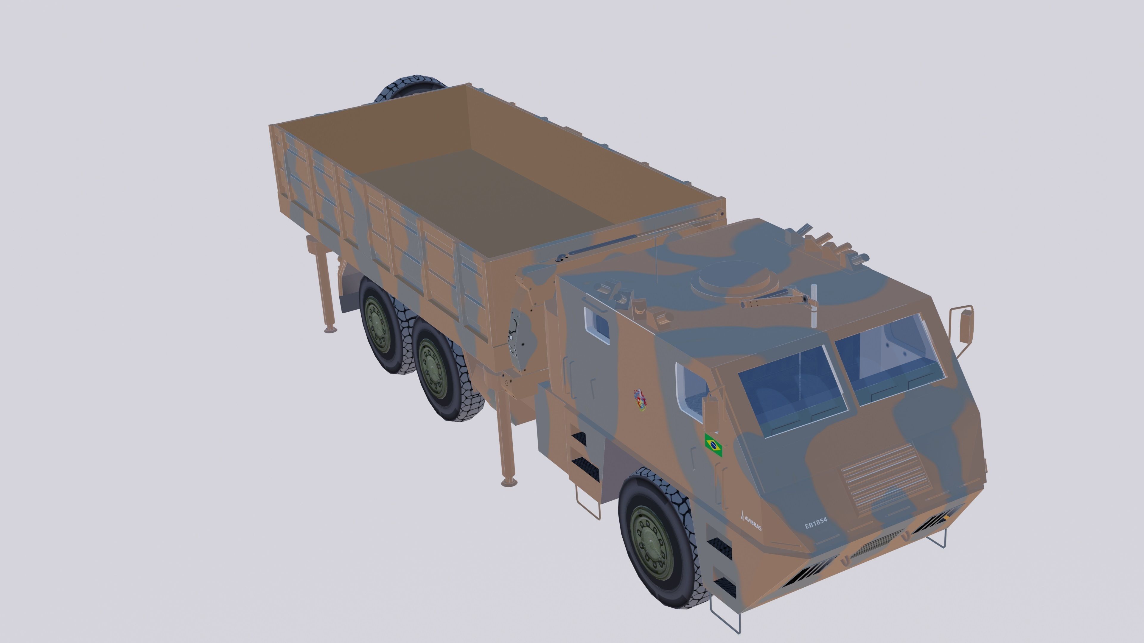 3D model Avibras Astros II AV-RMD EB VR / AR / low-poly | CGTrader