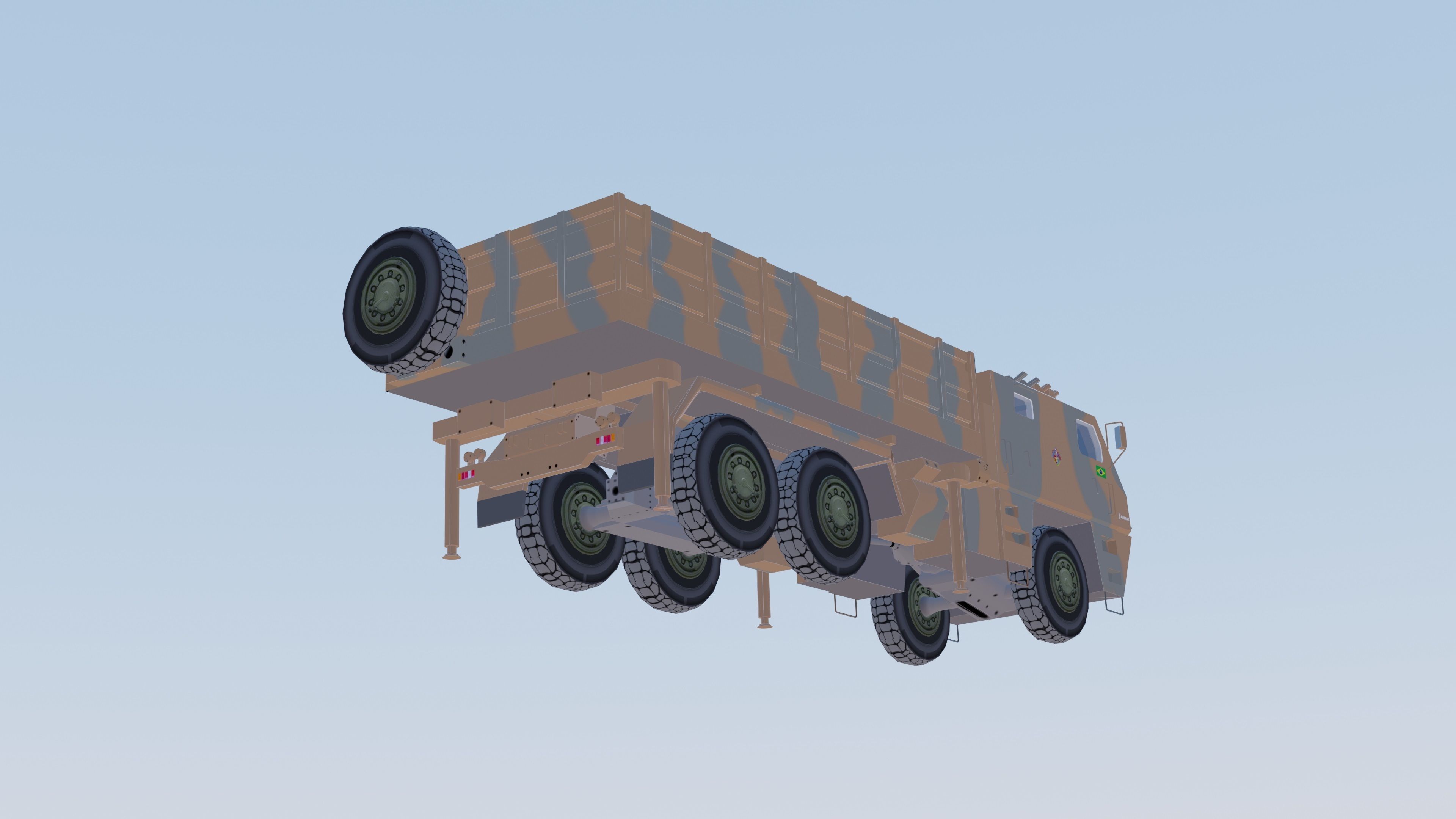 3D model Avibras Astros II AV-RMD EB VR / AR / low-poly | CGTrader