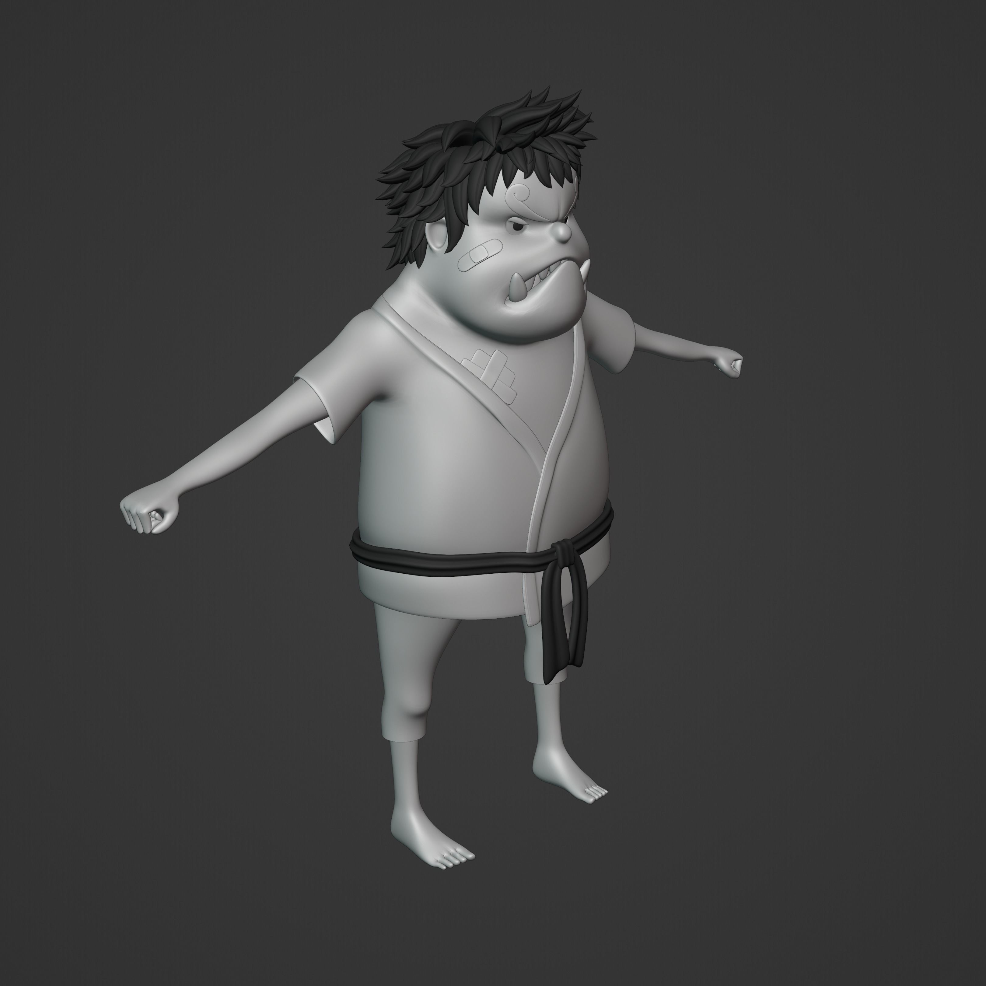 3D model JIMBEI KID VERSION ONE PIECE VR / AR / low-poly | CGTrader