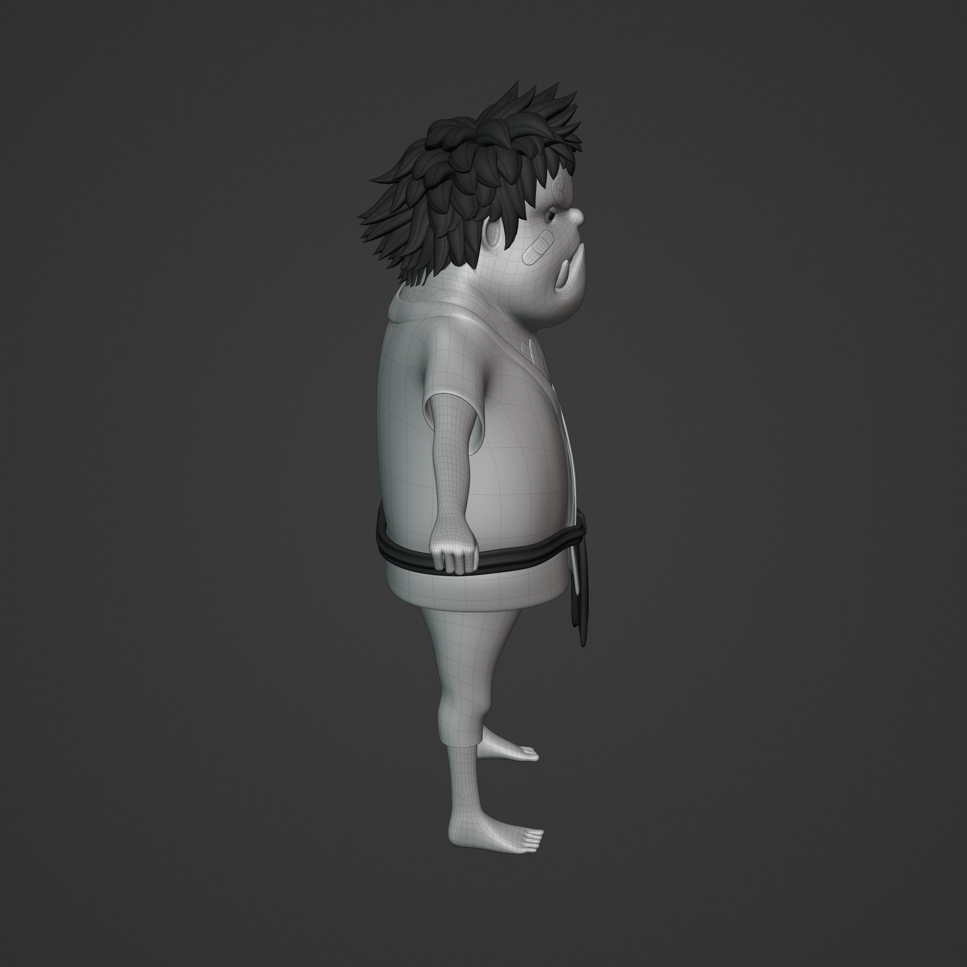 3D model JIMBEI KID VERSION ONE PIECE VR / AR / low-poly | CGTrader