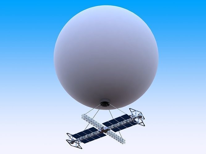 CHINESE SPY BALLOON 3D model | CGTrader
