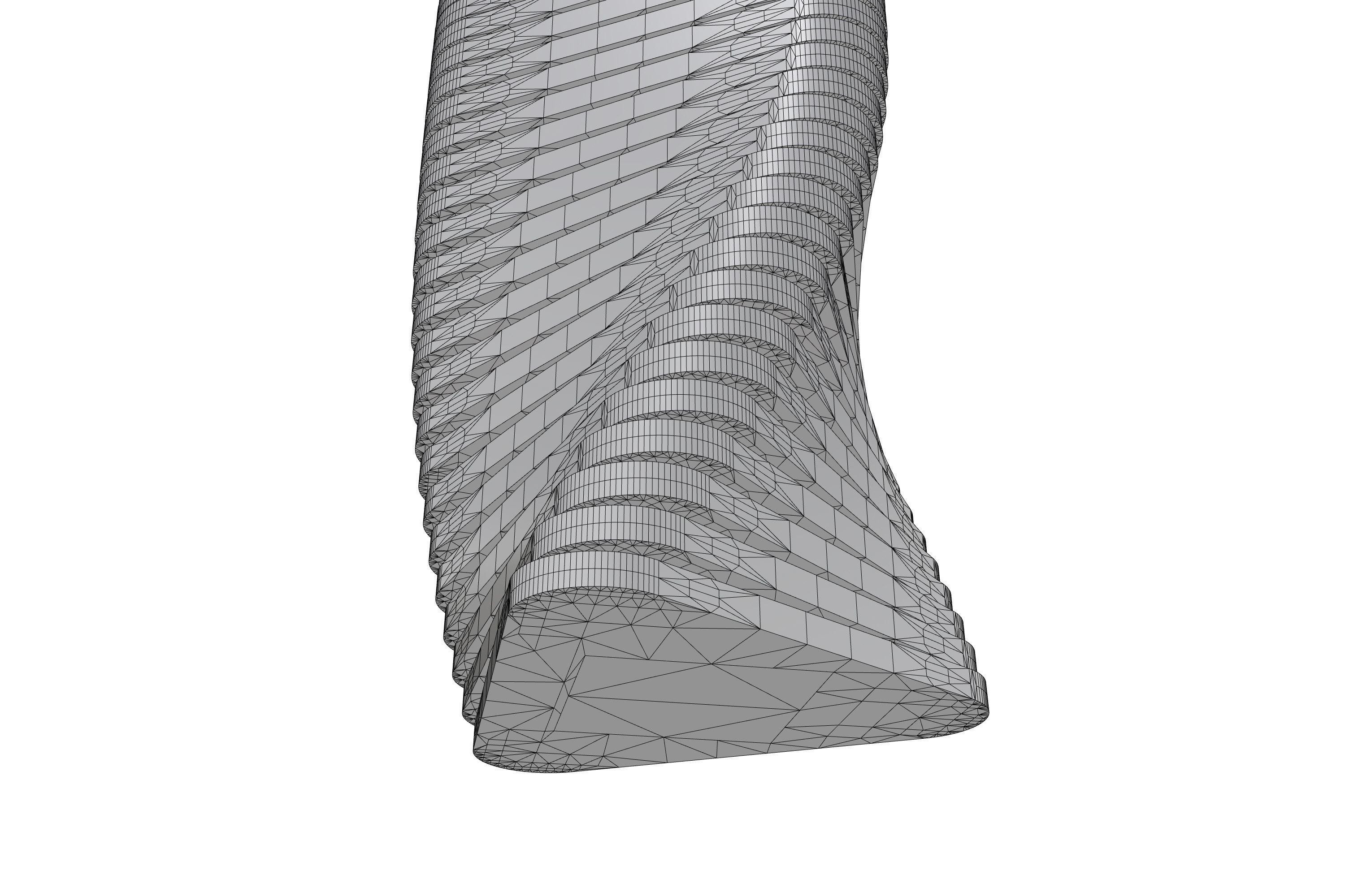 Twisted Wooden Column 3D model | CGTrader