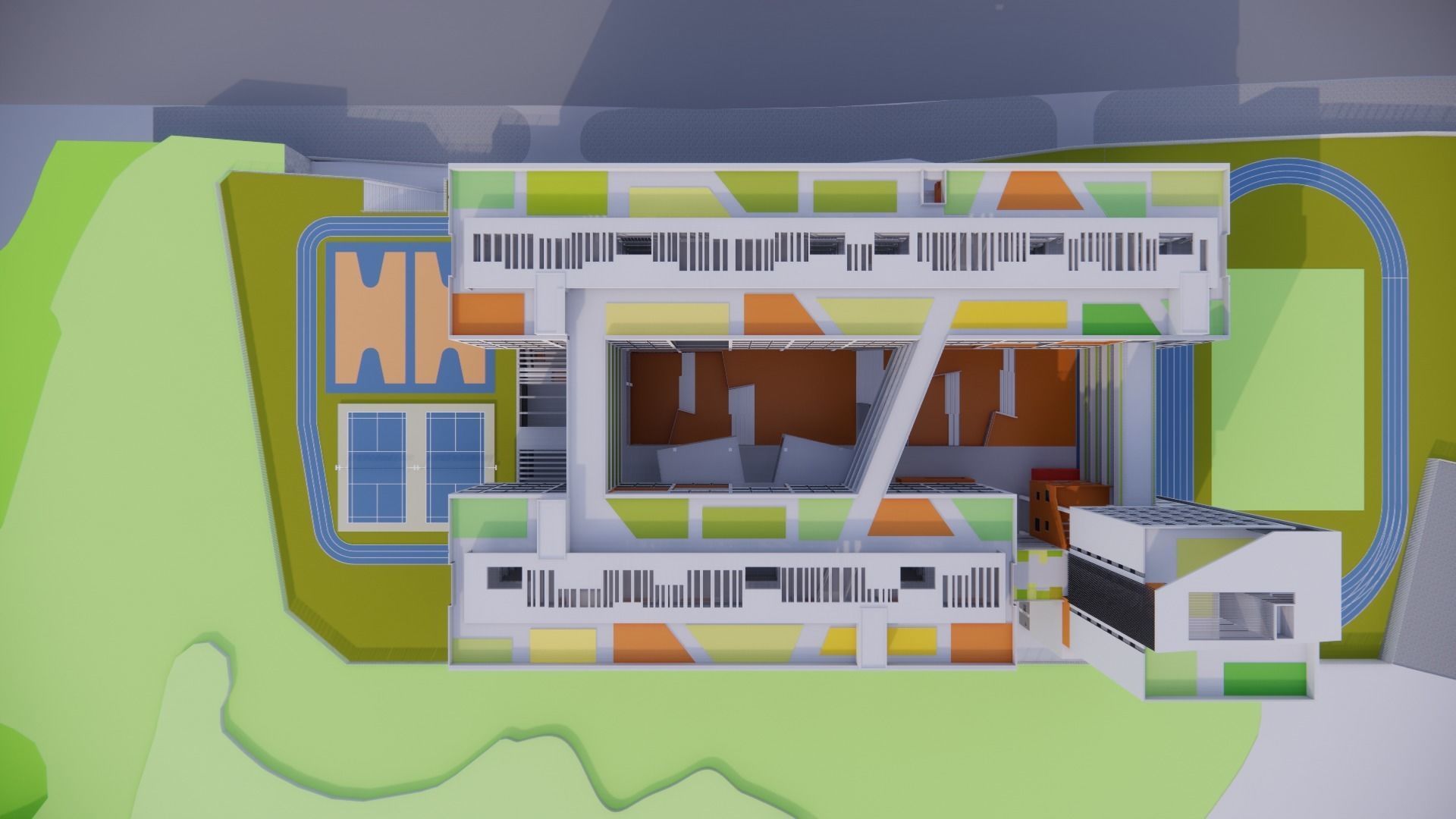 SHARE-primary school design 3D model | CGTrader