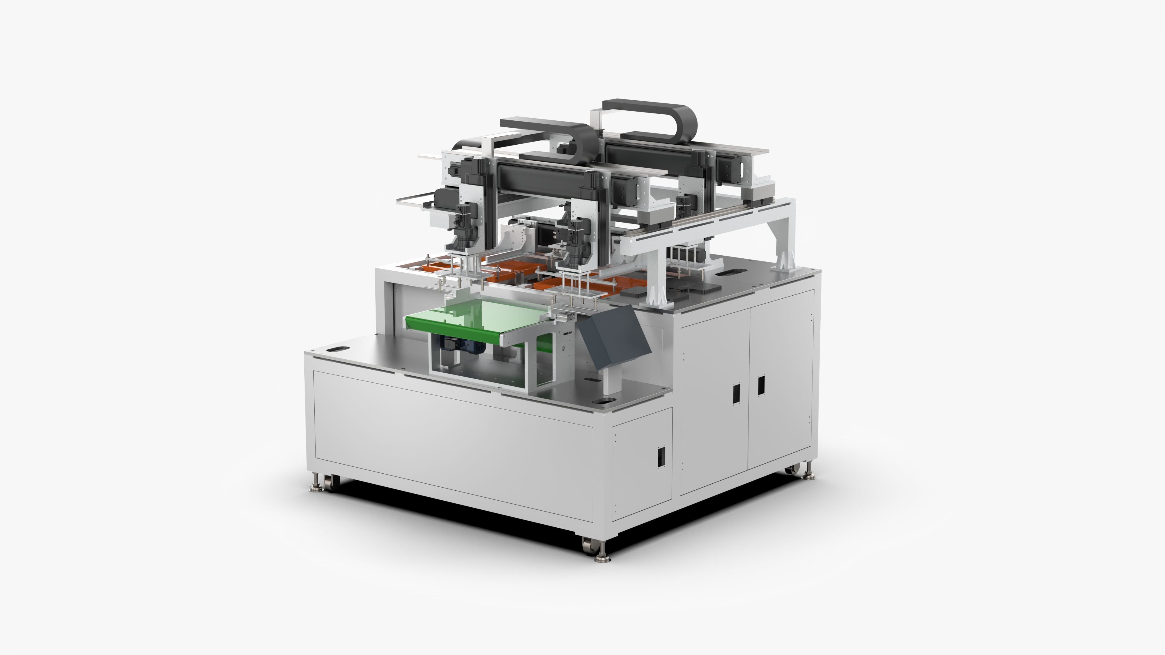 Automatic PCB Flat Plate Loading Machine 3D model | CGTrader