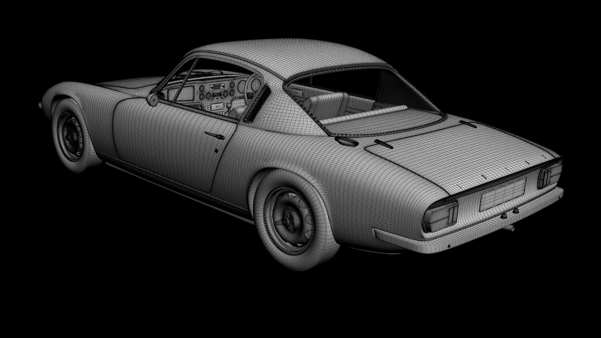Lotus Elan Plus2 Coupe 3D model | CGTrader