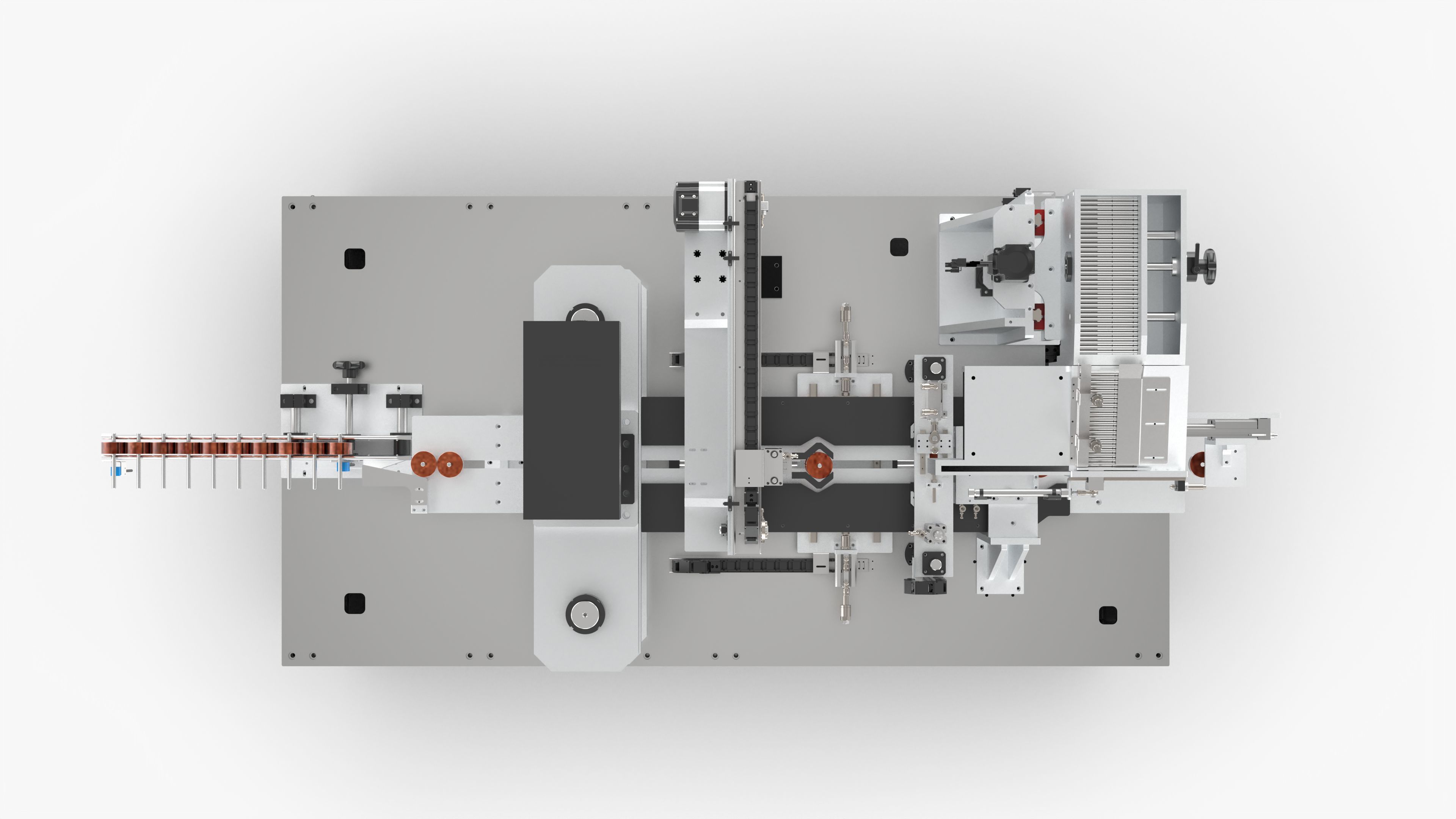 Automatic Permanent Magnet Rotor Into Shaft Assembly Machine 3D model ...