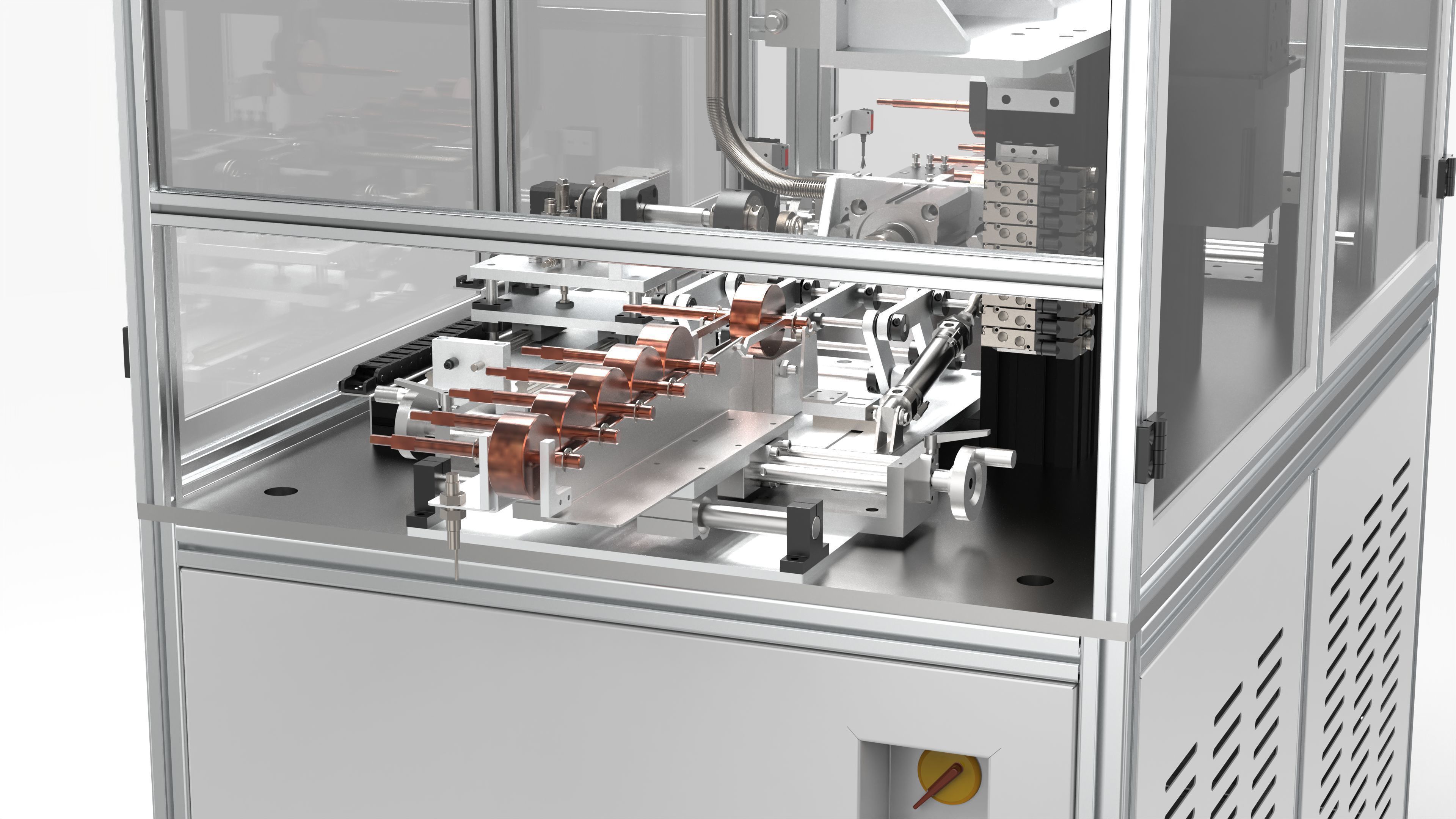 Spring and Anti-Rust Oil Assembly Machine 3D model | CGTrader