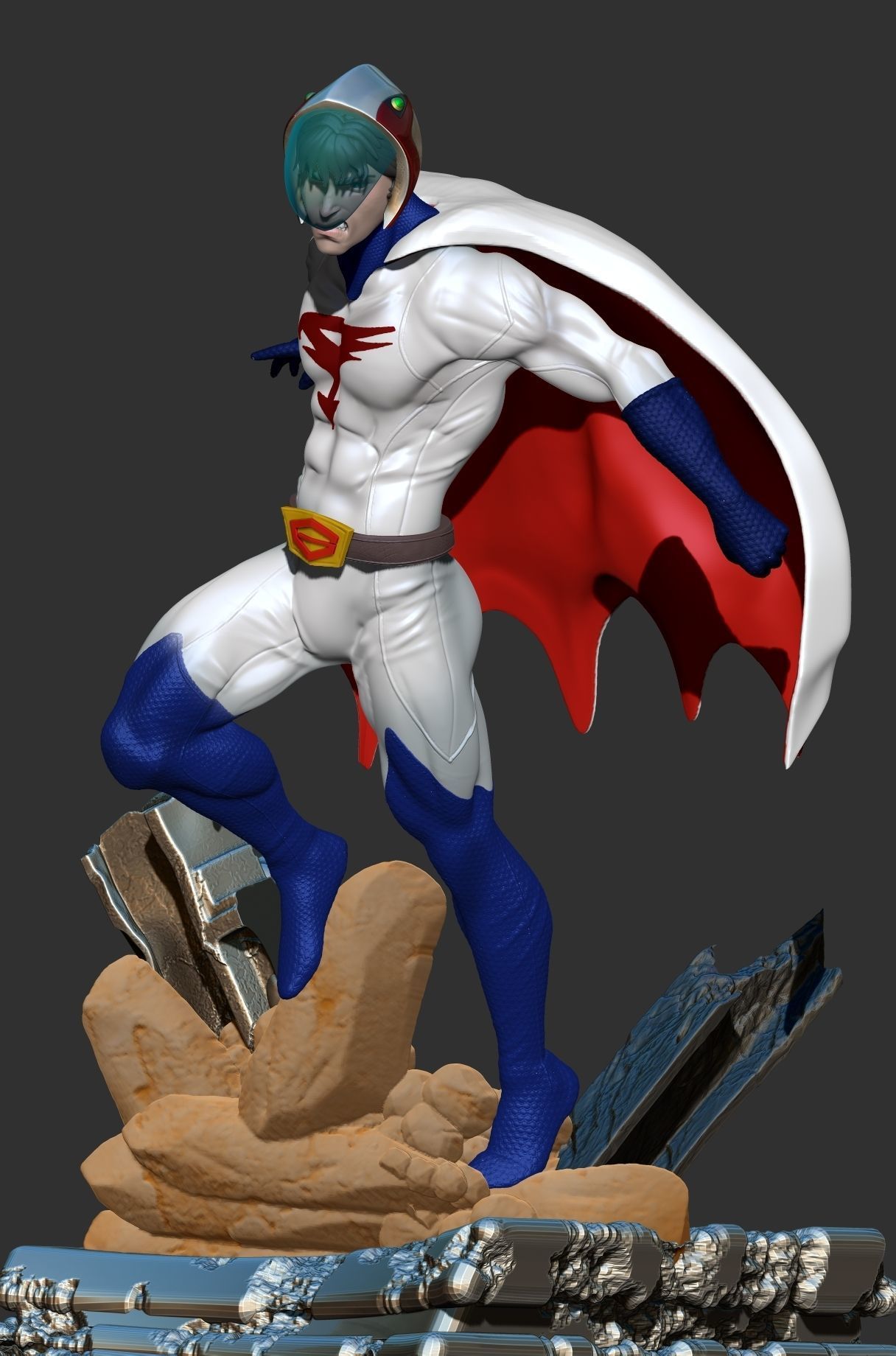 Ken the Eagle and Gatchaman 3D model 3D printable | CGTrader