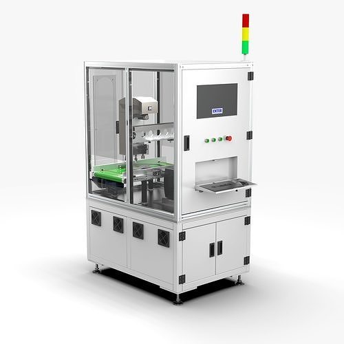 Automatic Scanning Code Labeling Machine 3D model | CGTrader