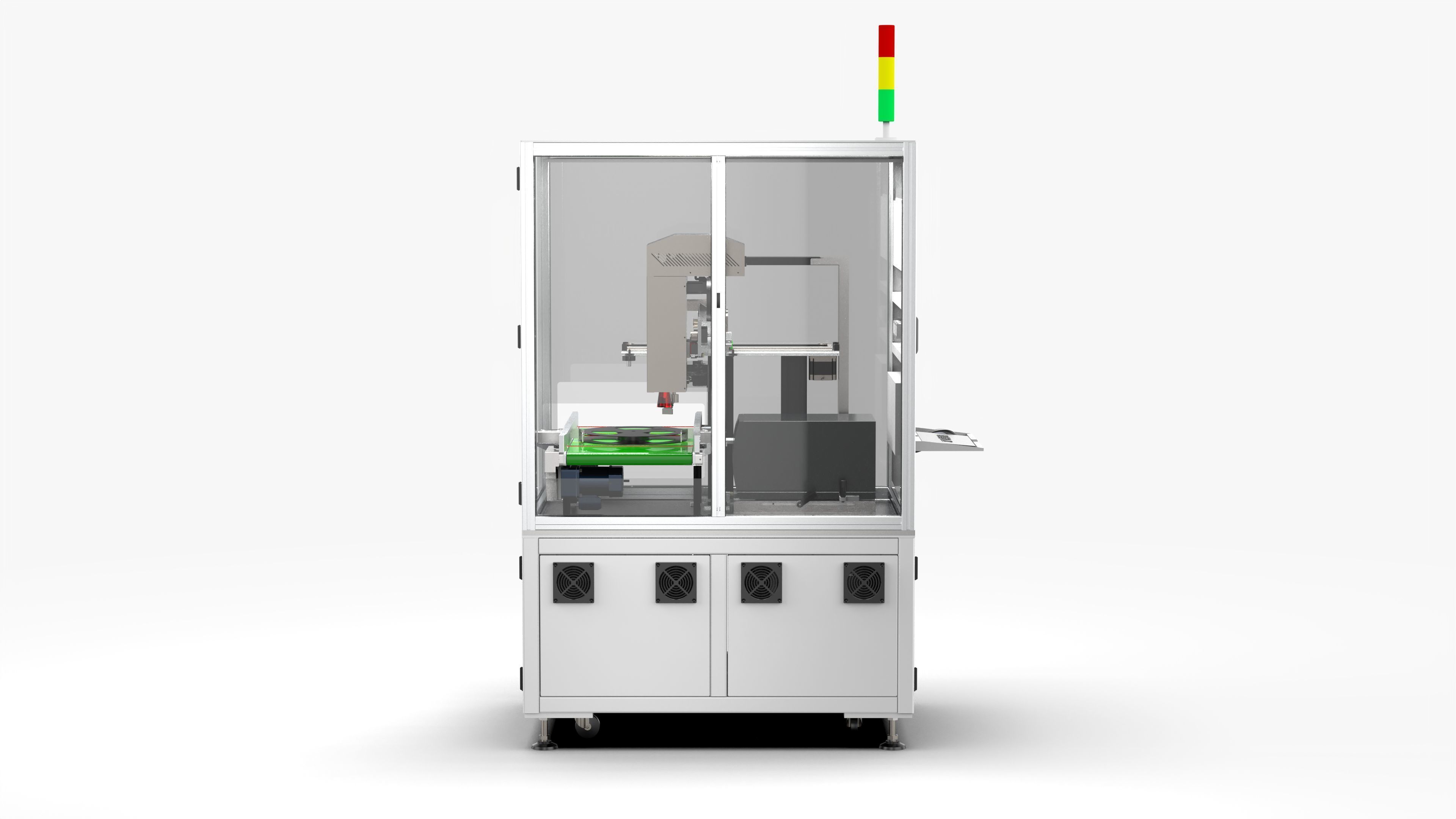 Automatic Scanning Code Labeling Machine 3D model | CGTrader