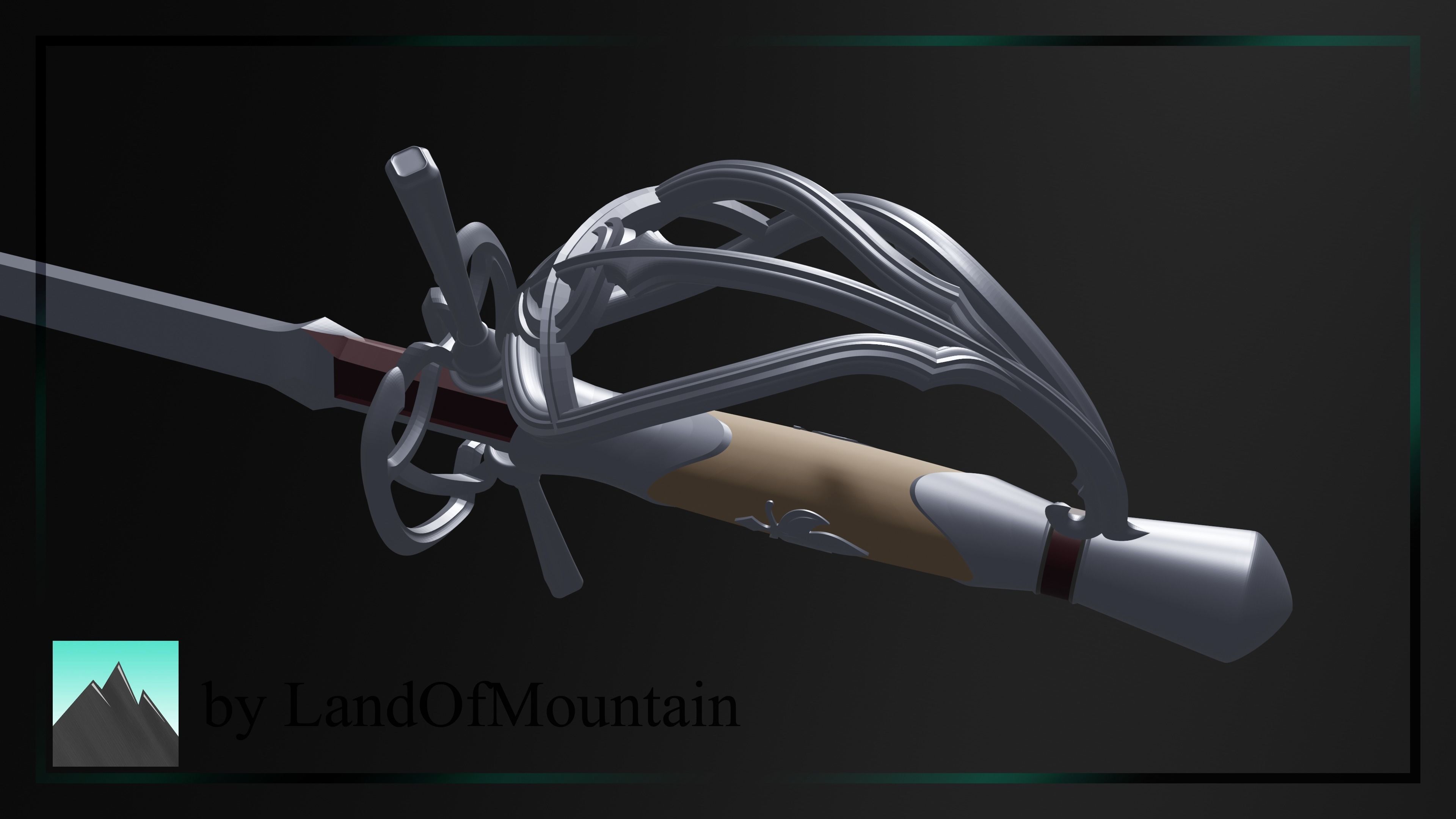 Final Fantasy XVI - Jill Warrick Rapier 3D model 3D printable | CGTrader