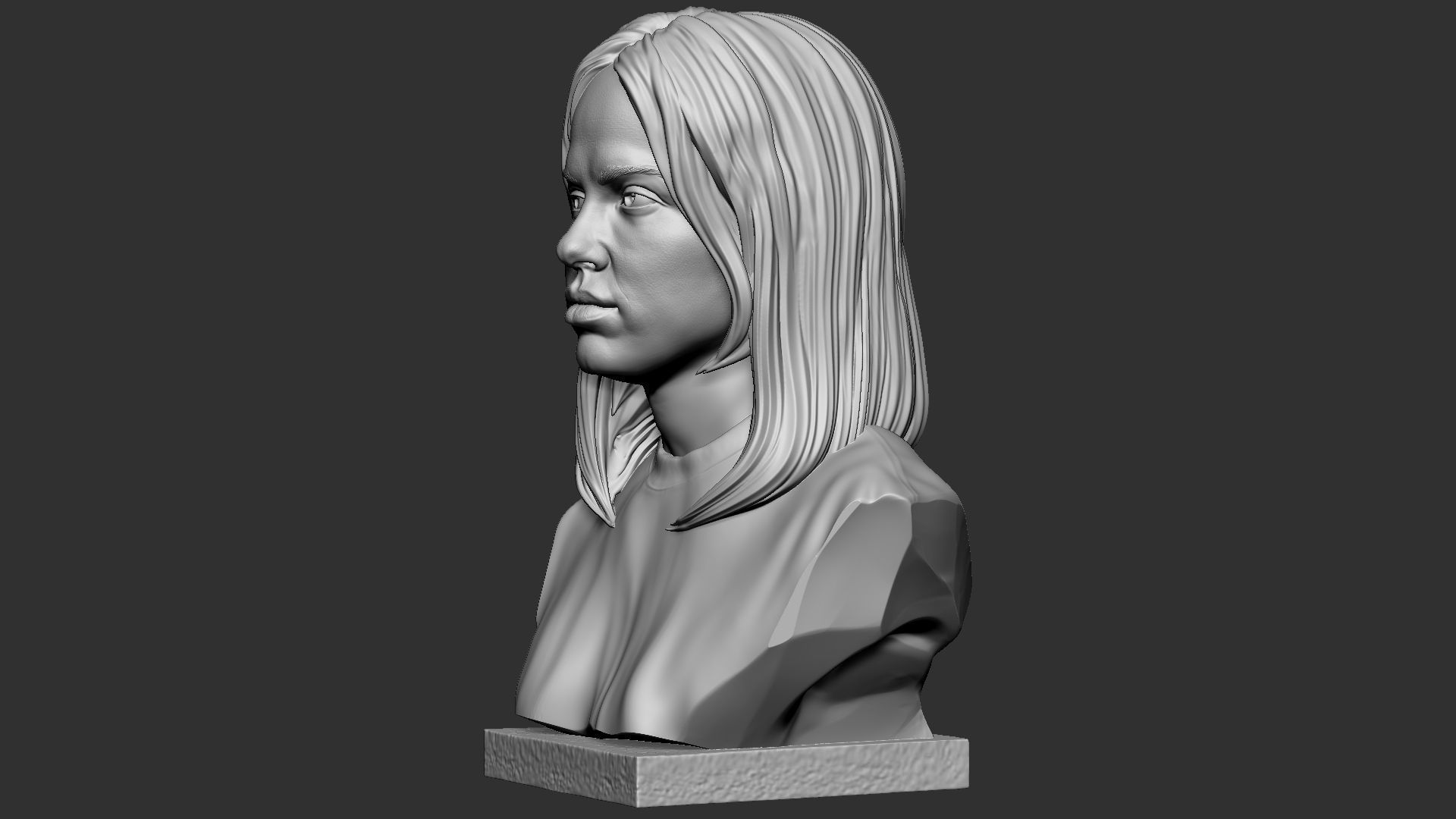 Billie Eilish 3D model 3D printable | CGTrader