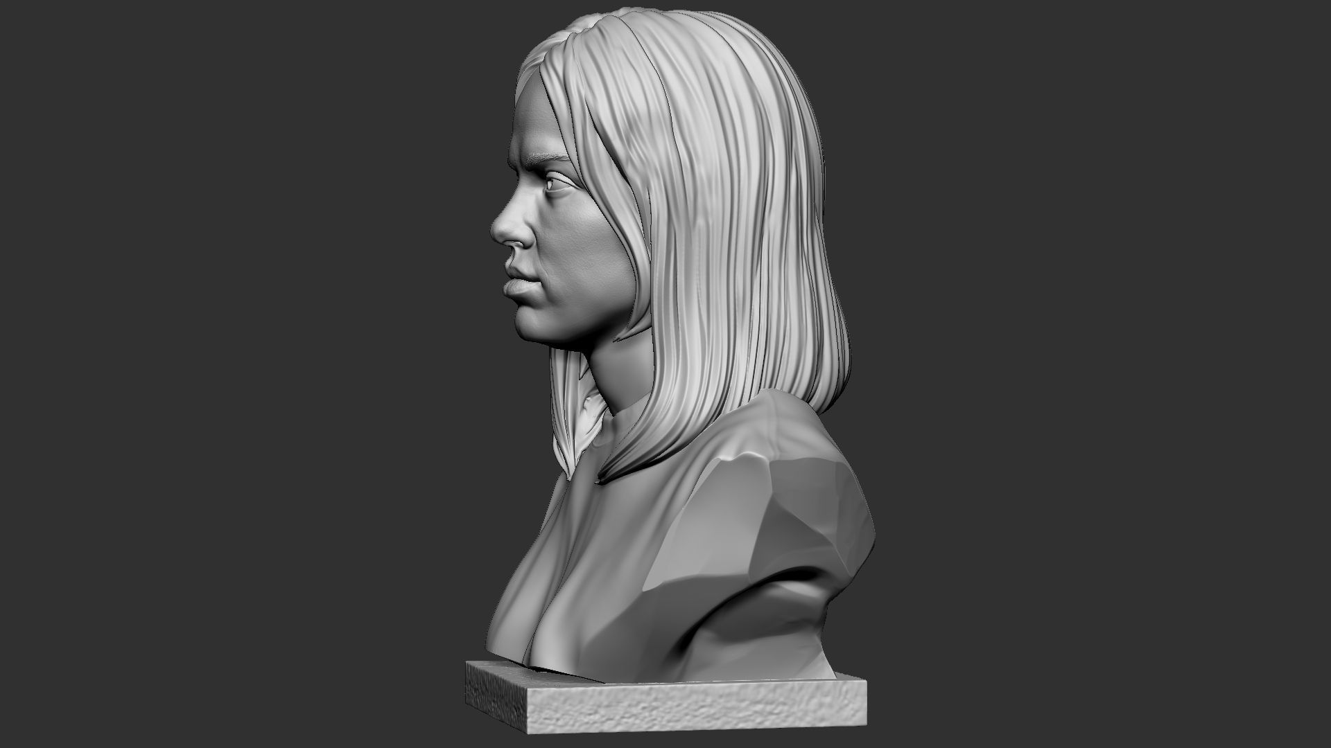 Billie Eilish 3D model 3D printable | CGTrader