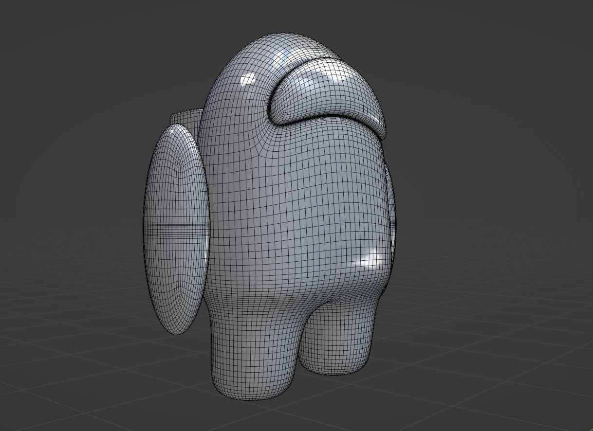 among us 3d robot model 3D model | CGTrader