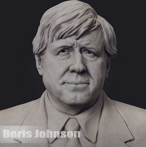 Boris Johnson 3D model 3D printable | CGTrader