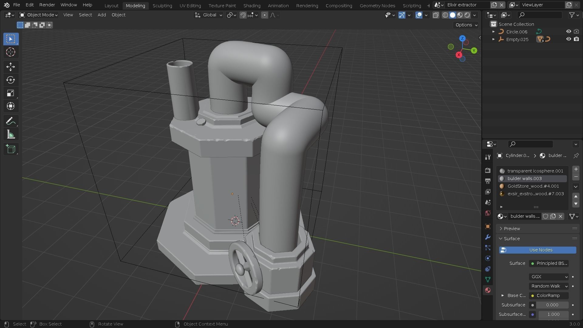Clash of clans Elixir extractor free 3D model rigged | CGTrader