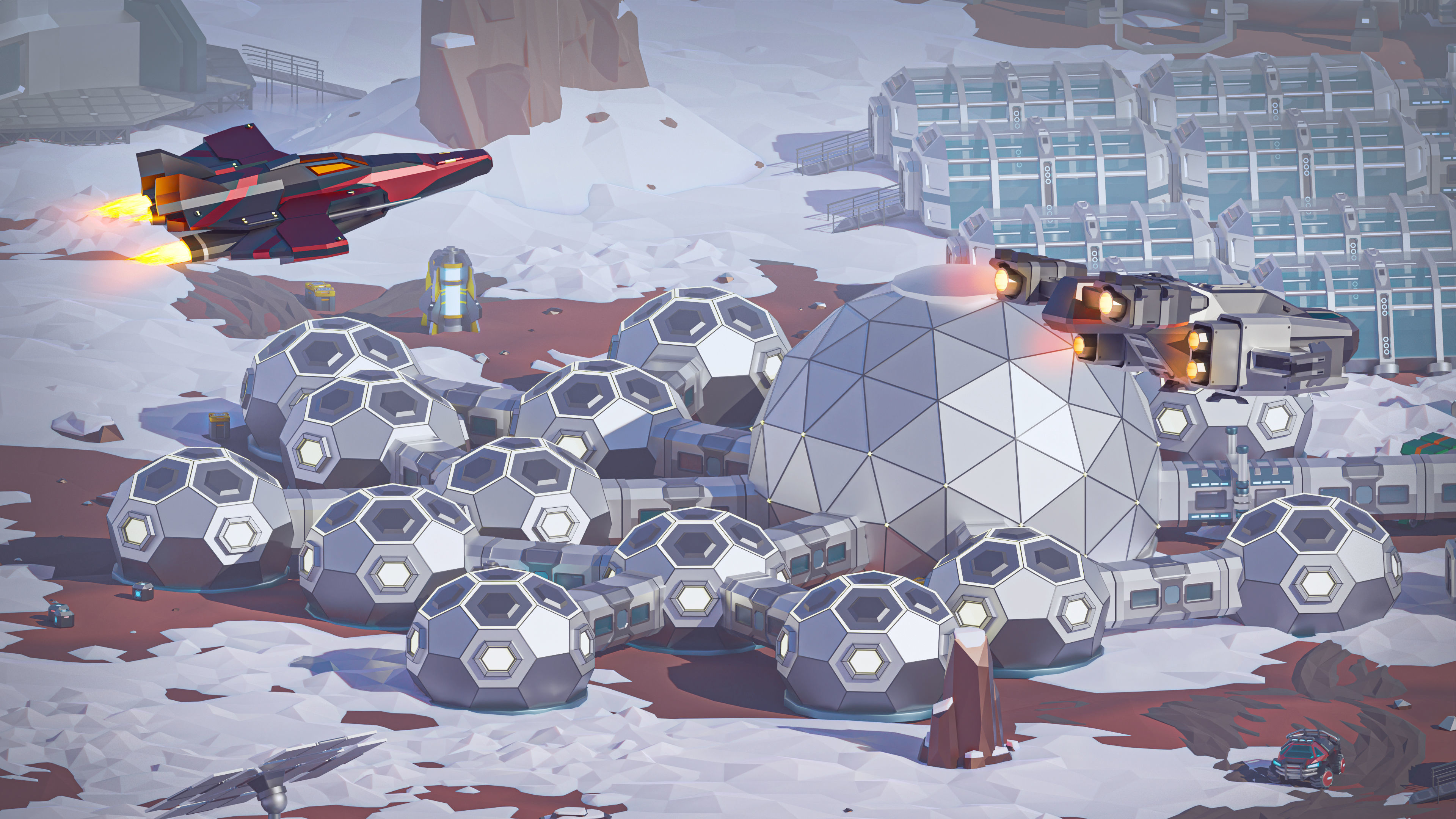 3D model Space station 2 VR / AR / low-poly | CGTrader