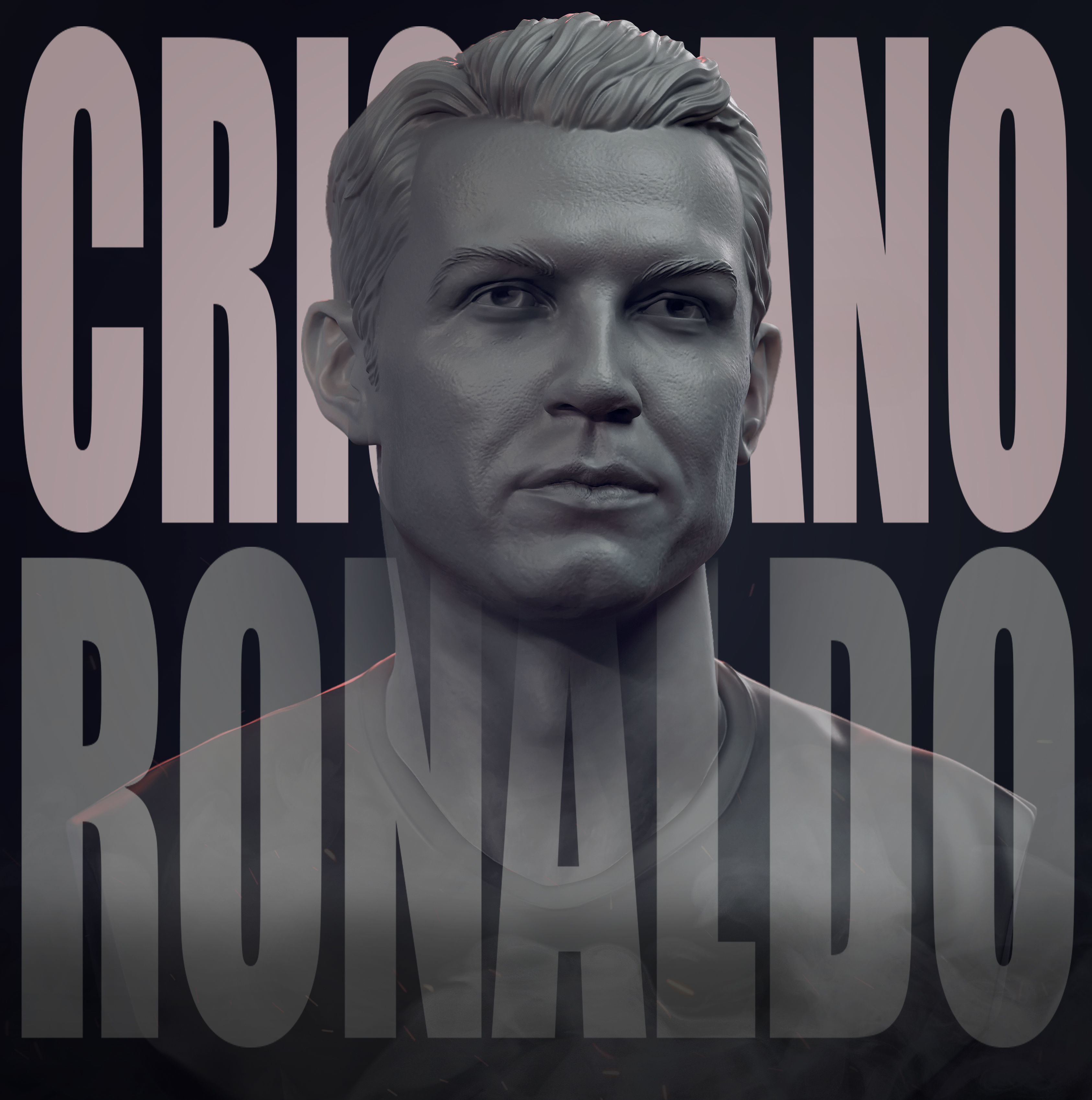 Cristiano Ronaldo 3D model 3D printable | CGTrader
