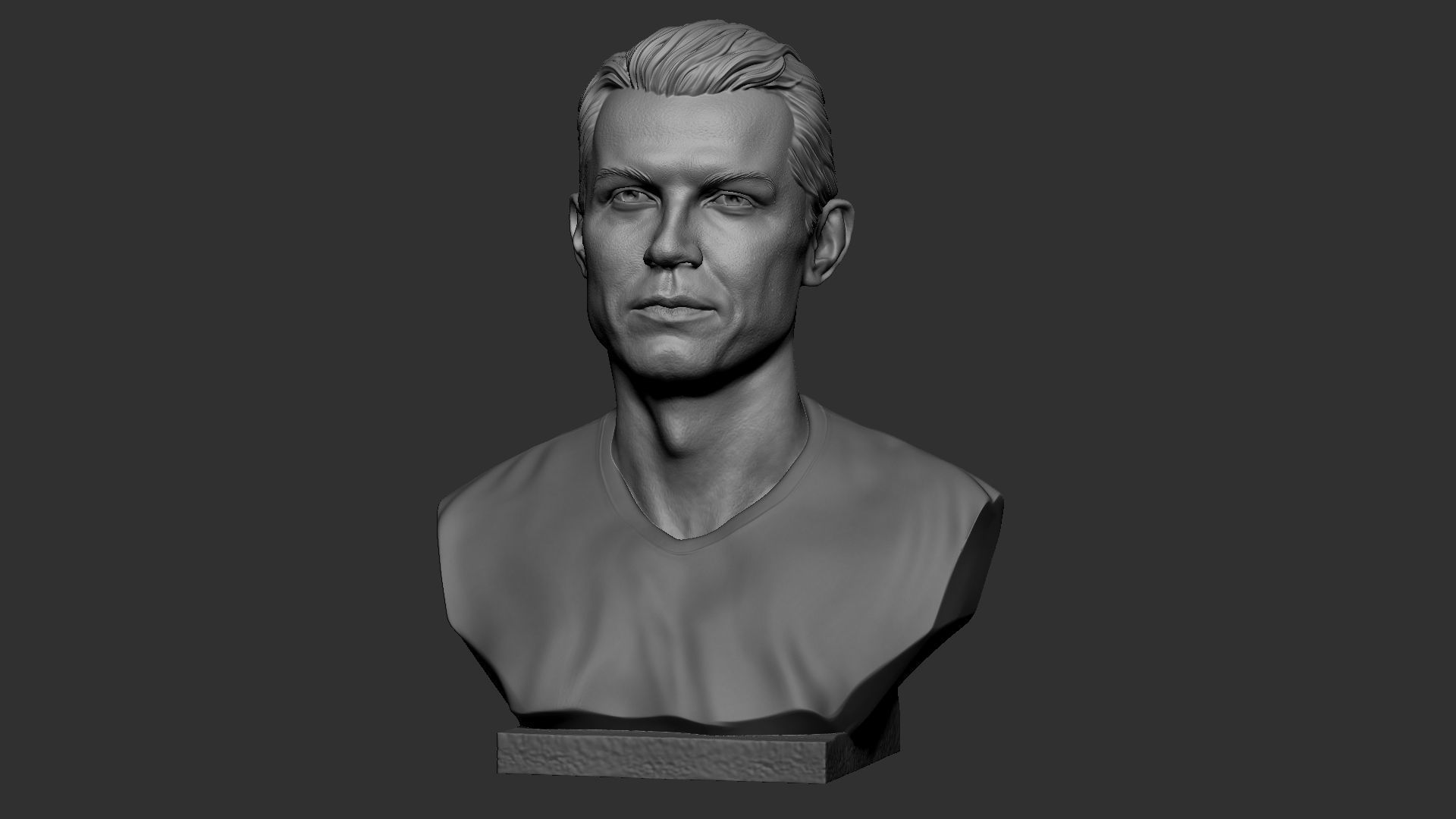 Cristiano Ronaldo 3D model 3D printable | CGTrader