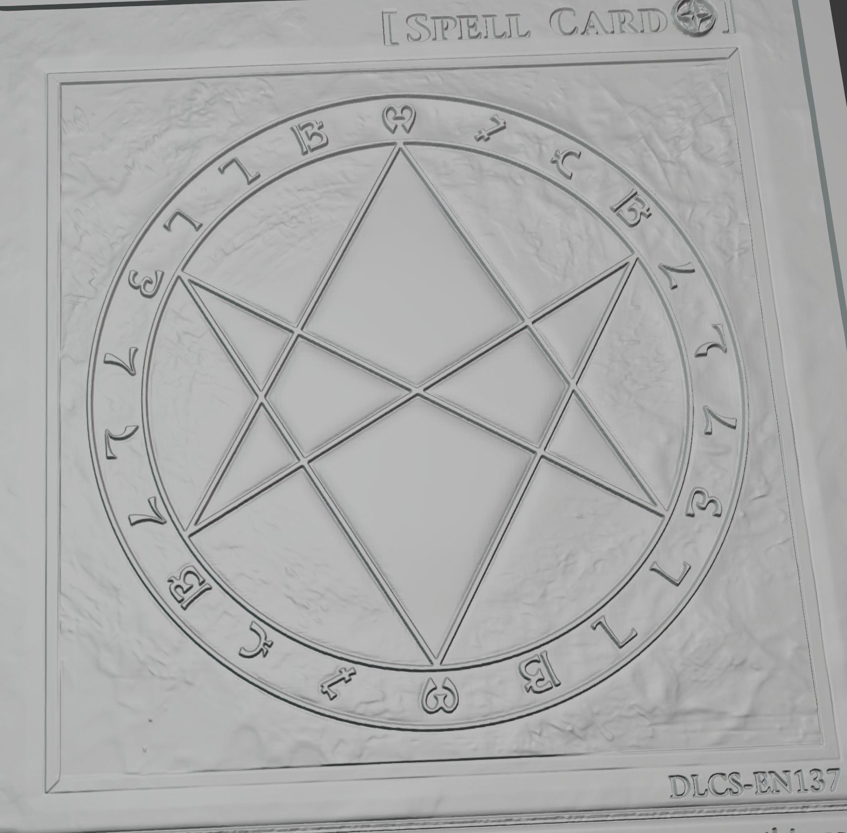 the seal of orichalcos 3D model 3D printable | CGTrader