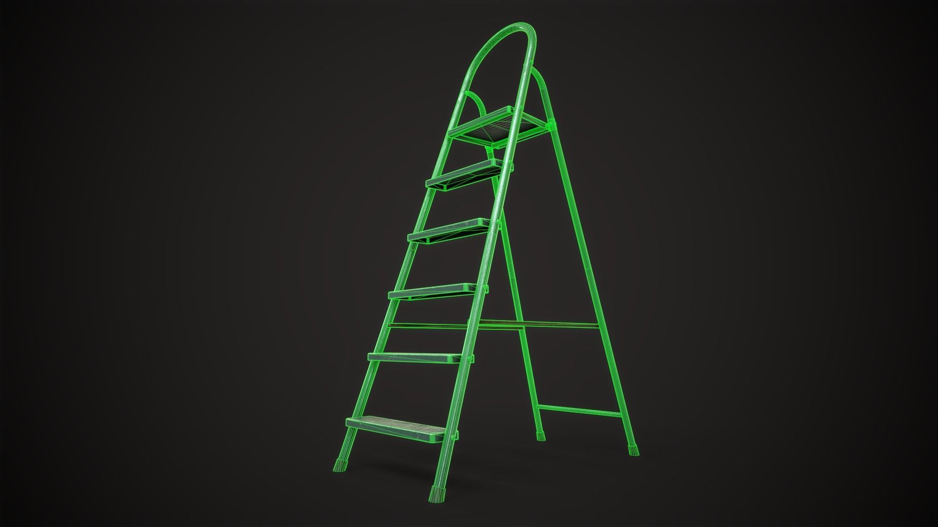 3D model Stepladder ladder VR / AR / low-poly | CGTrader