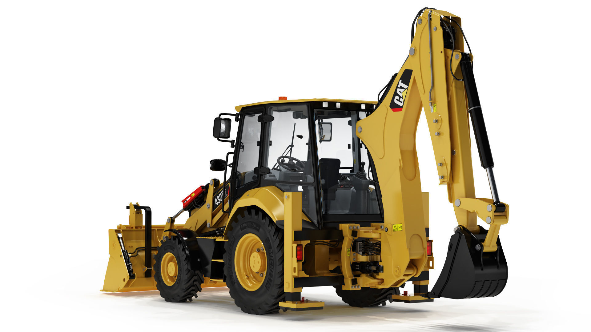 Backhoe Loader 3D model | CGTrader