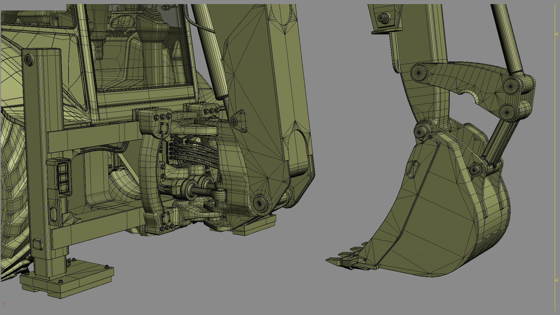 Backhoe Loader 3D model | CGTrader