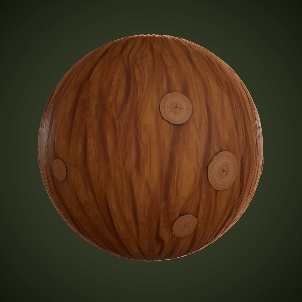 Stylized Seamless PBR Tree Bark Texture Texture | CGTrader