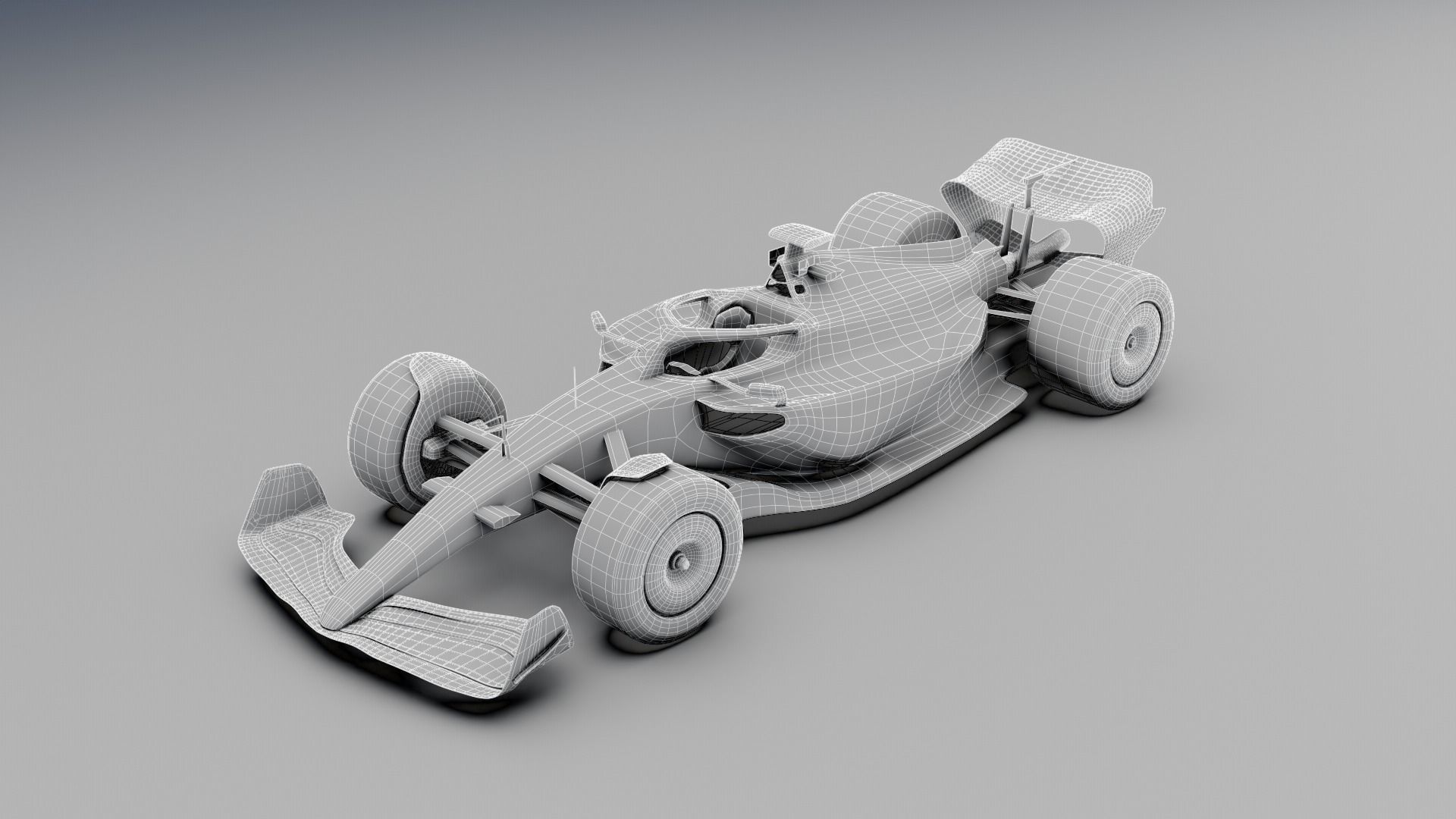 3D model Formula 1 Stock Car VR / AR / low-poly | CGTrader