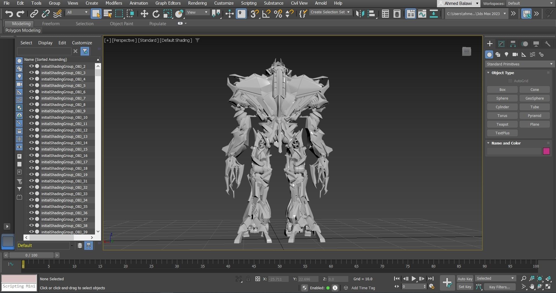 Transformer Movie 1 Megatron High Quality 3Ds Model 3D model | CGTrader