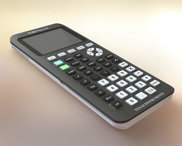 TI 84 Plus CE Graphing Calculator 3D model | CGTrader