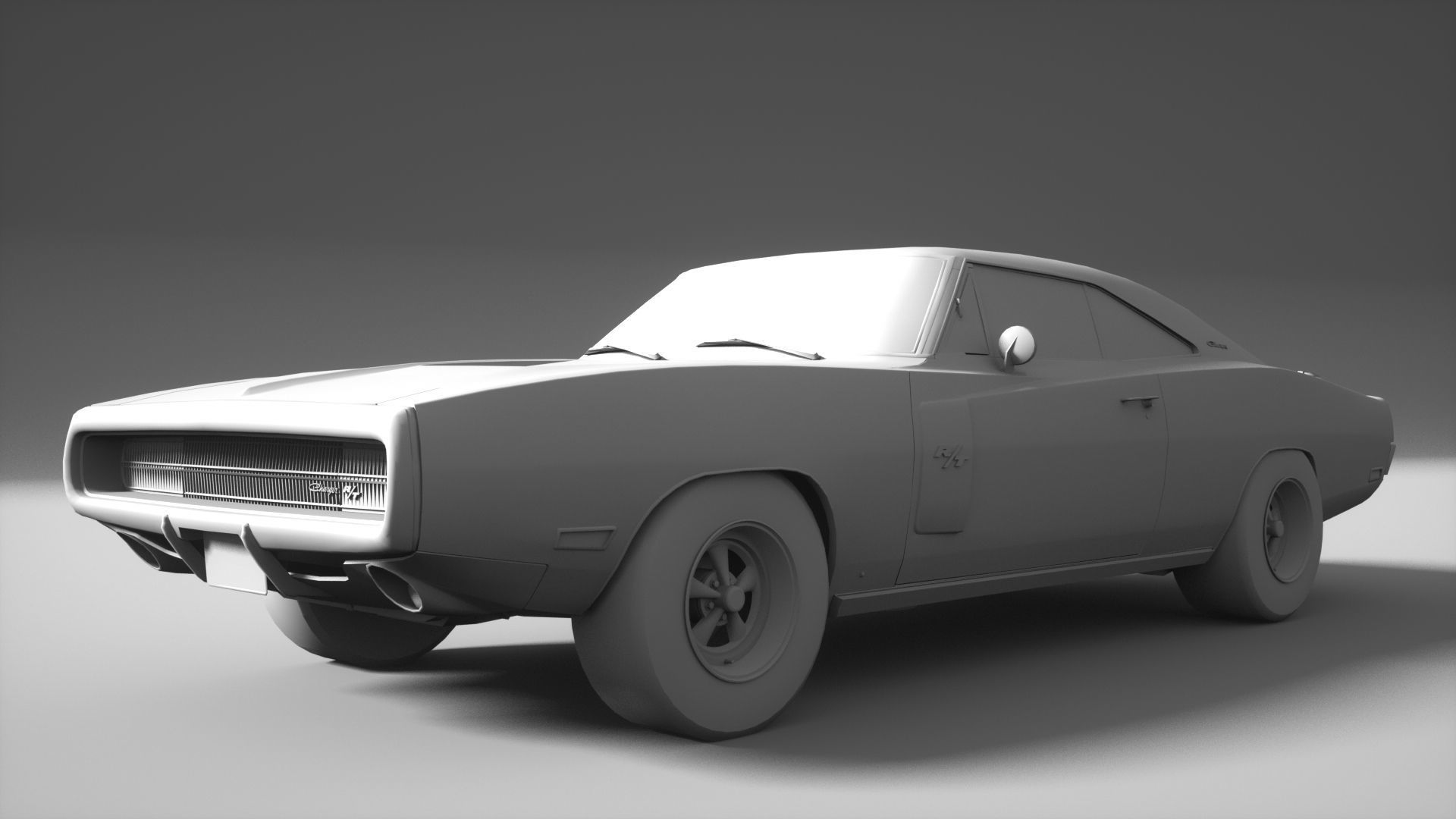 dodge charger 3D model | CGTrader